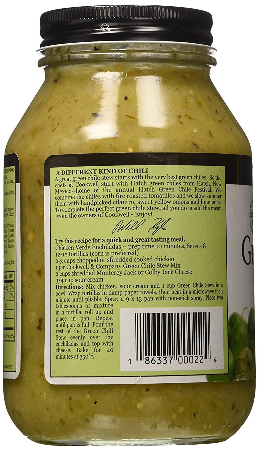 Cookwell & Co Stew Green Chili Mix 33 oz - Authentic Southwest Flavors ...