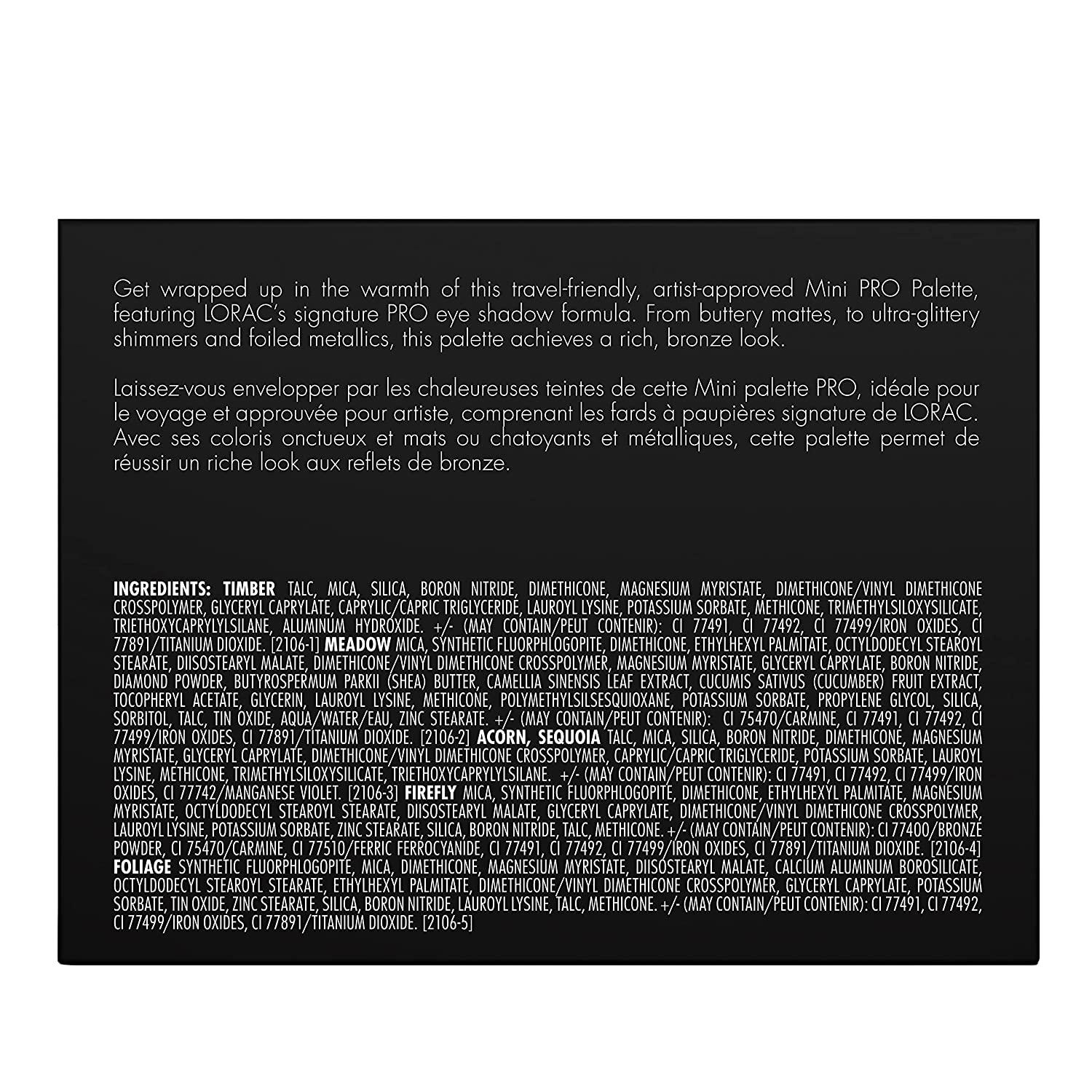 LORAC Mini PRO Palette Frost Sequoia - Shop Now for Stunning Eye Looks ...