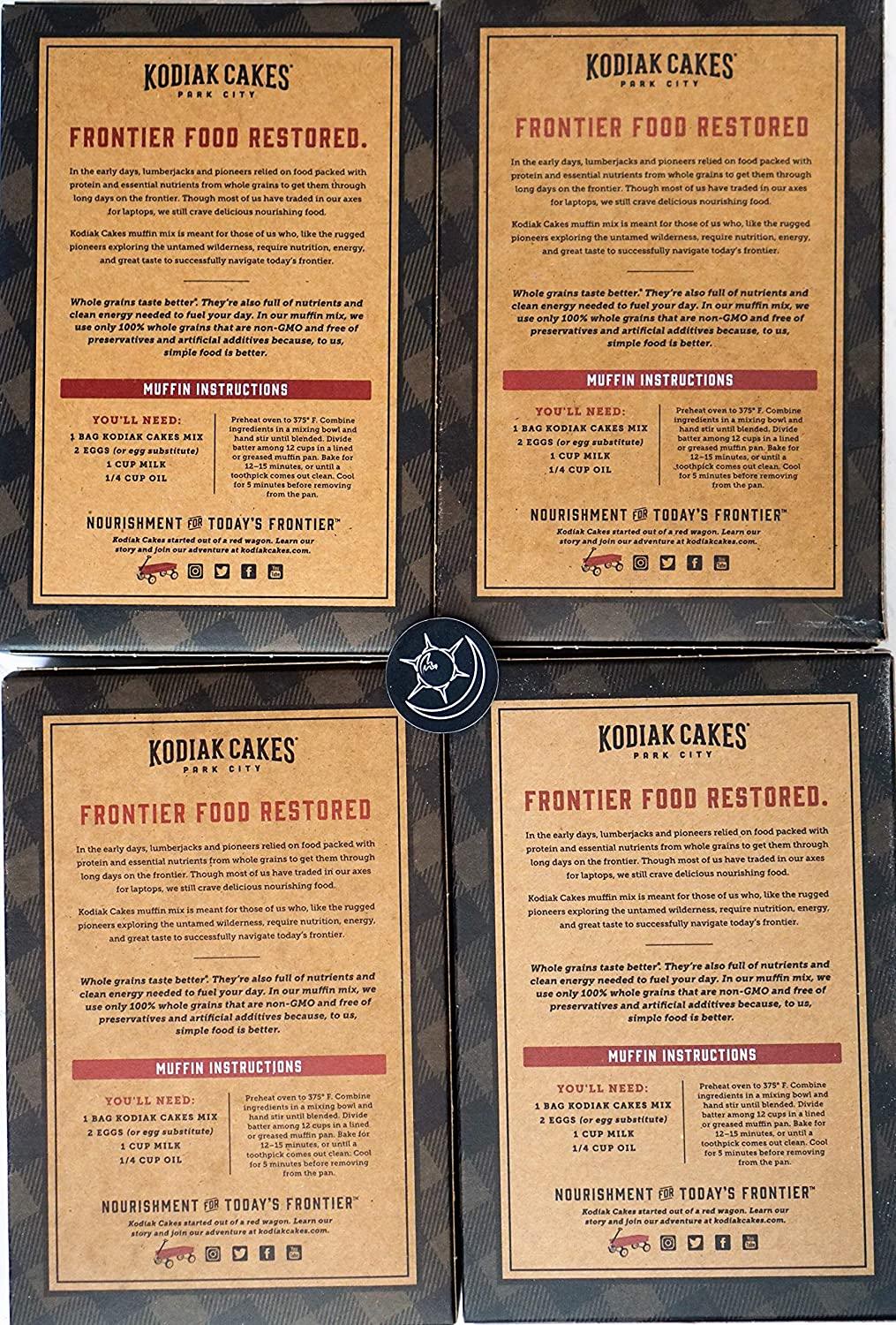 Kodiak Muffin Mix Bundle 4 Pack with Blueberry Lemon and Double ...