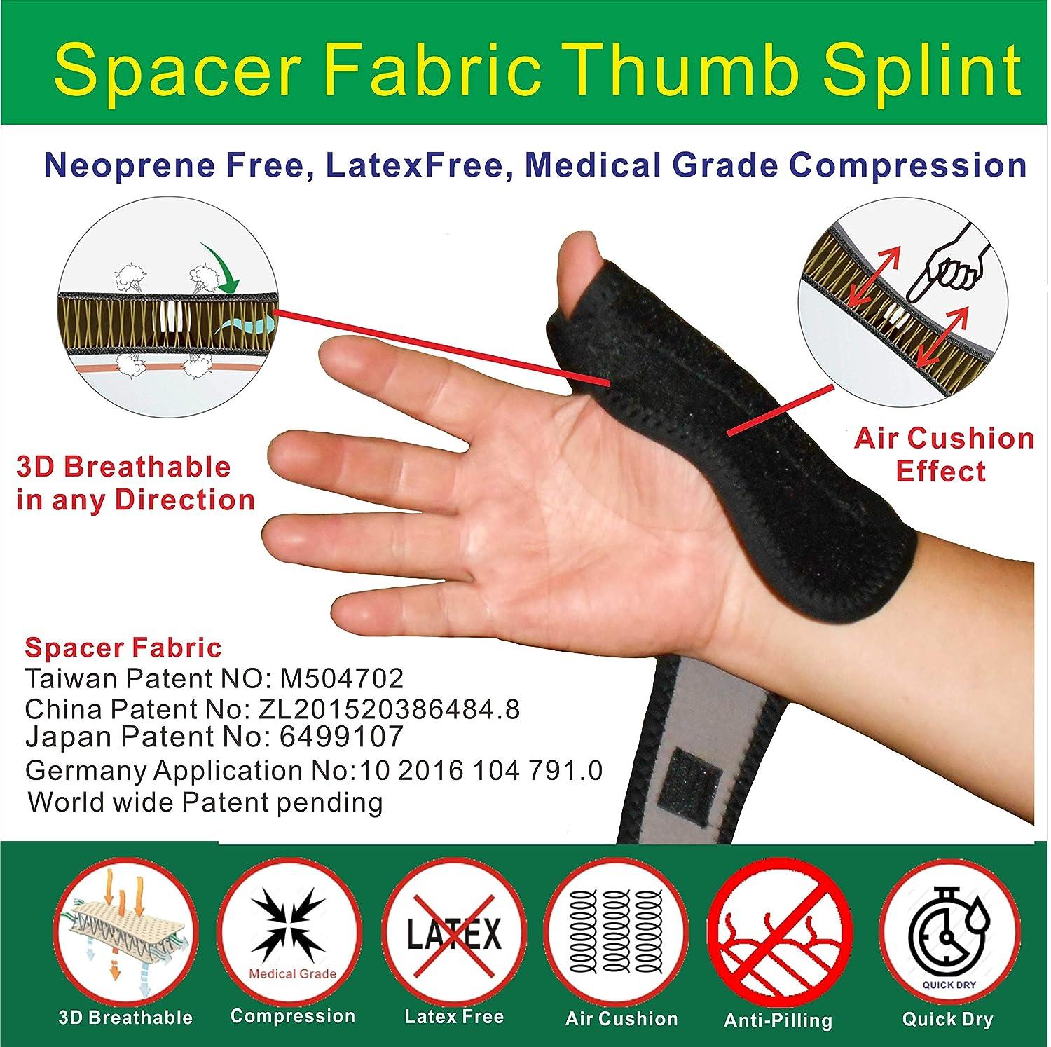IRUFA TB-OS-32 3D Breathable Spacer Fabric CMC Joint Thumb Stabilizer ...