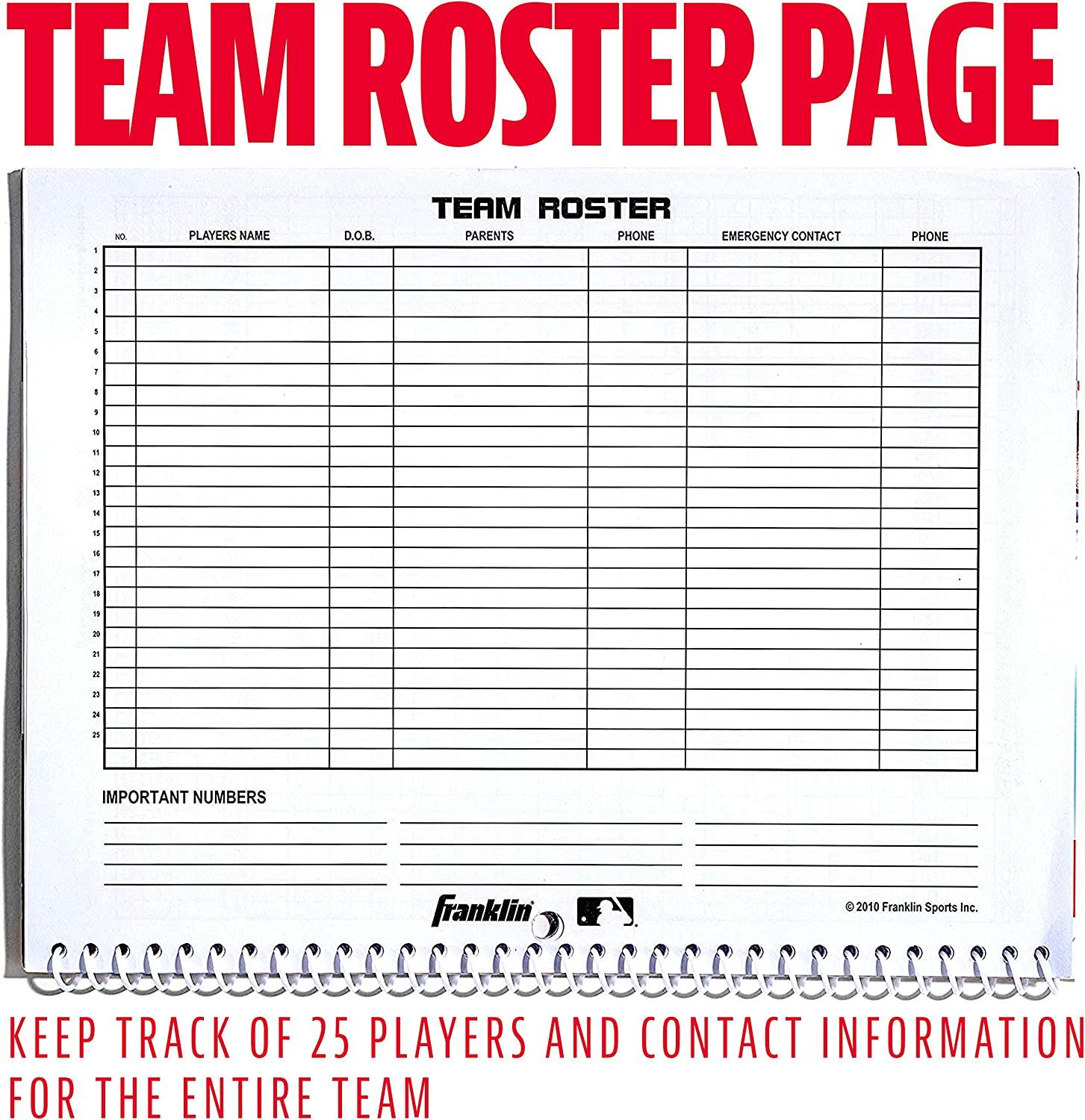 Franklin Sports Baseball & Softball Scorebook - Official Score Keeping ...