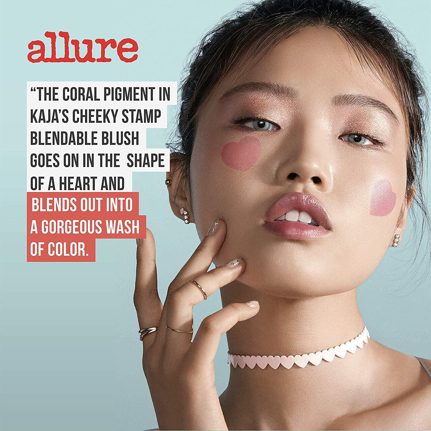 KAJA Cheeky Stamp Blendable Blush 02 Saucy - Cruelty-Free Vegan Paraben ...