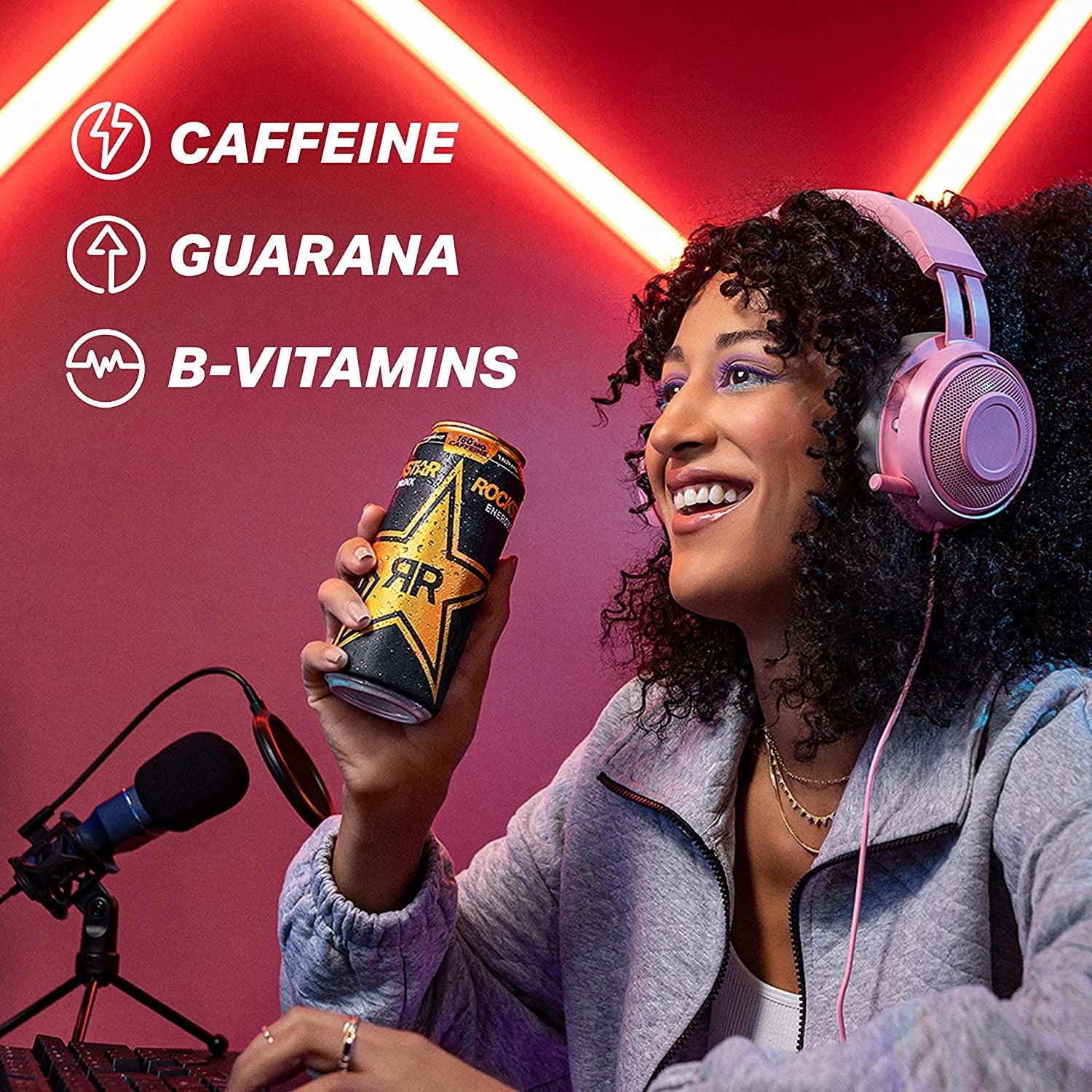 Rockstar Energy Drink Punched Fruit Punch 16oz Cans - 12 Pack | Buy Now ...