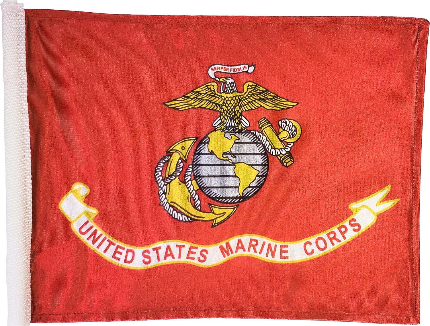 Ramsons Imports Double-Sided Car Flag 12 x 18 - U.S. Marine Corps ...