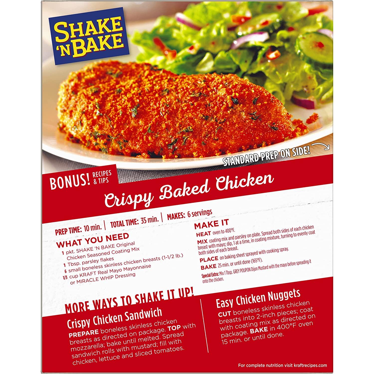 Shake 'N Bake Original Chicken Seasoned Coating Mix - 9 oz Box | Buy ...