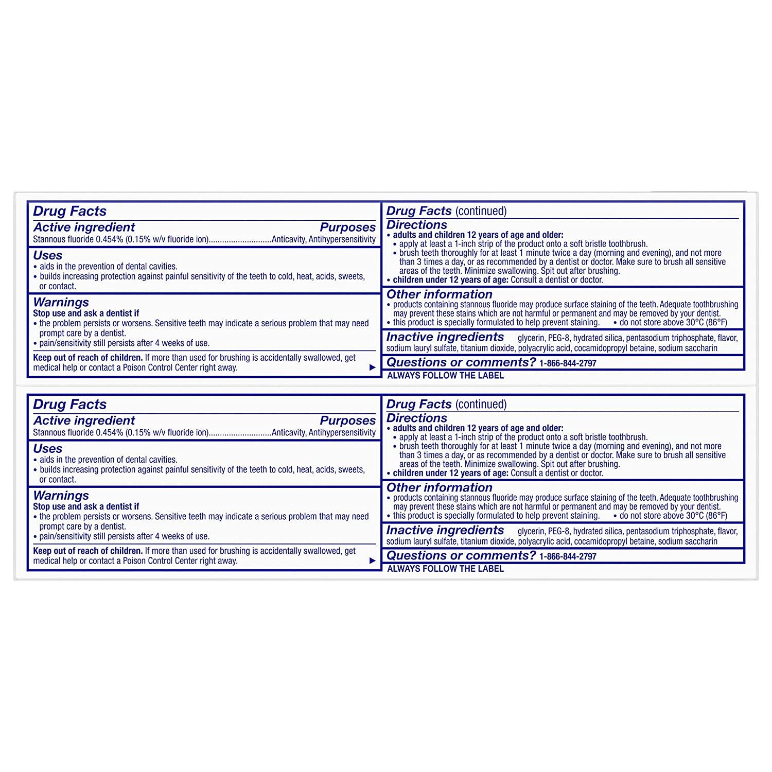 Sensodyne Complete Protection Sensitive Toothpaste - Gingivitis ...