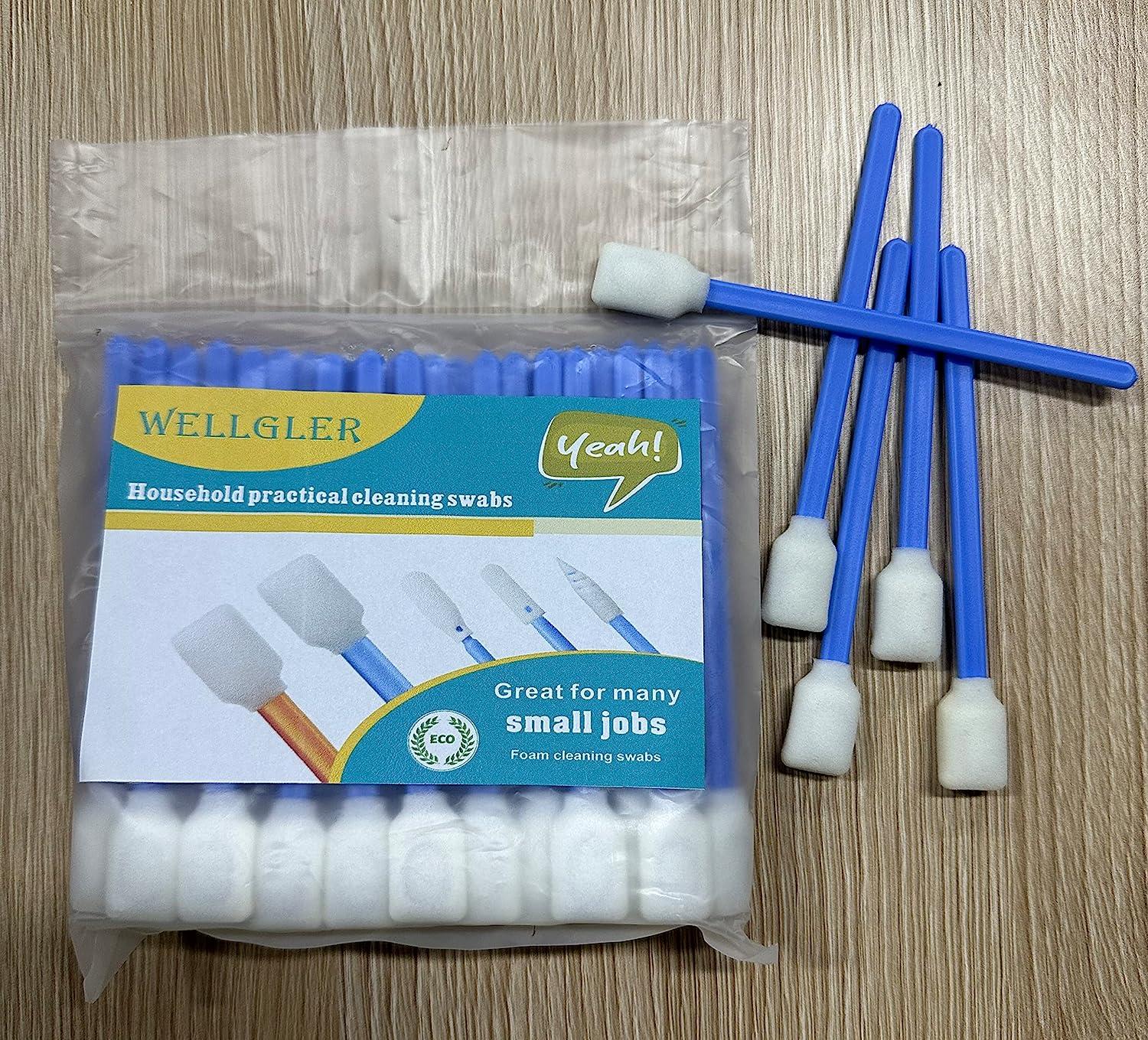 Wellgler's 5.11" Foam Cleaning Swabs for Electronics Camera Gun Optical ...