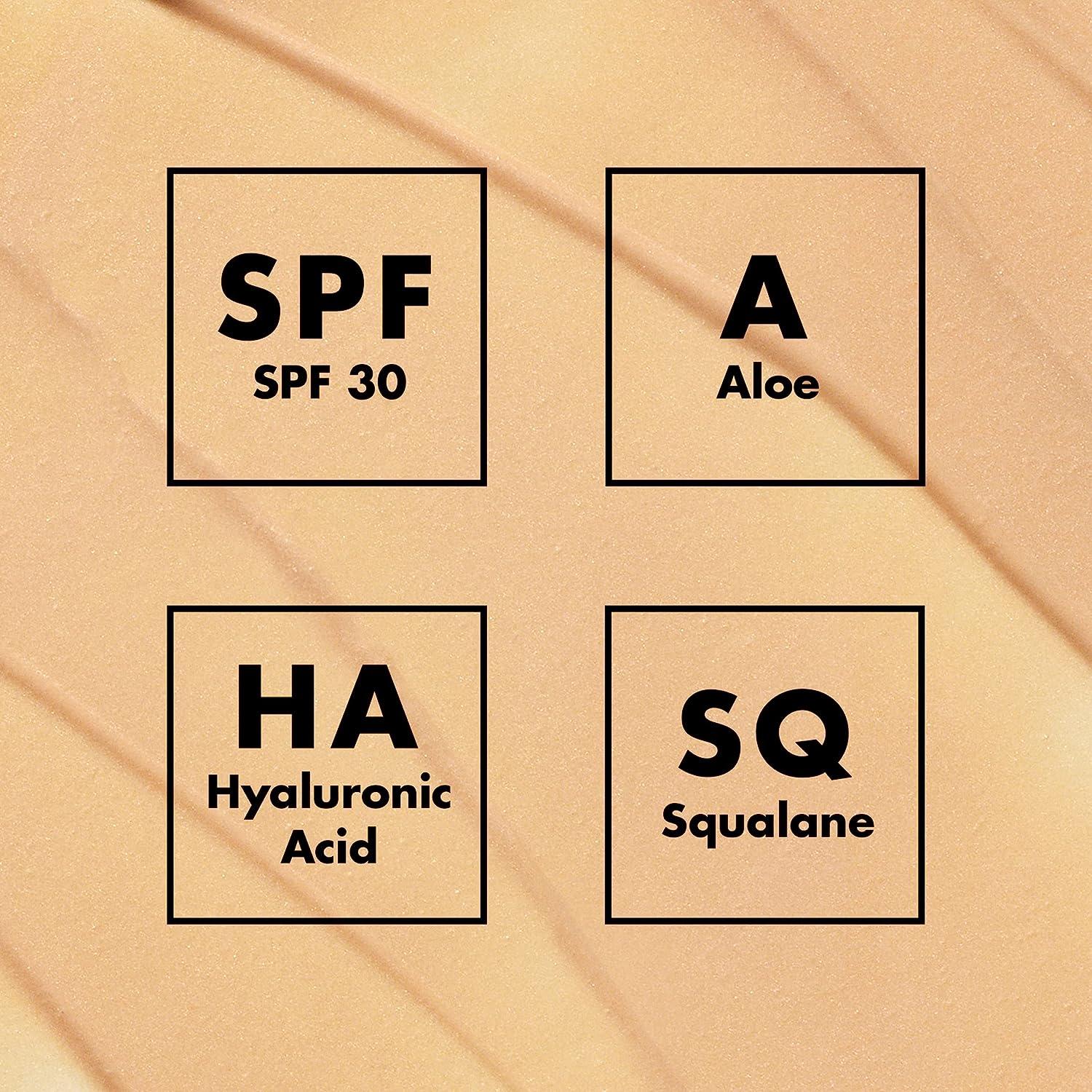 e.l.f. SKIN Suntouchable Glow SPF 30 Sunscreen & Makeup Primer with Hyaluronic Acid - Vegan ...