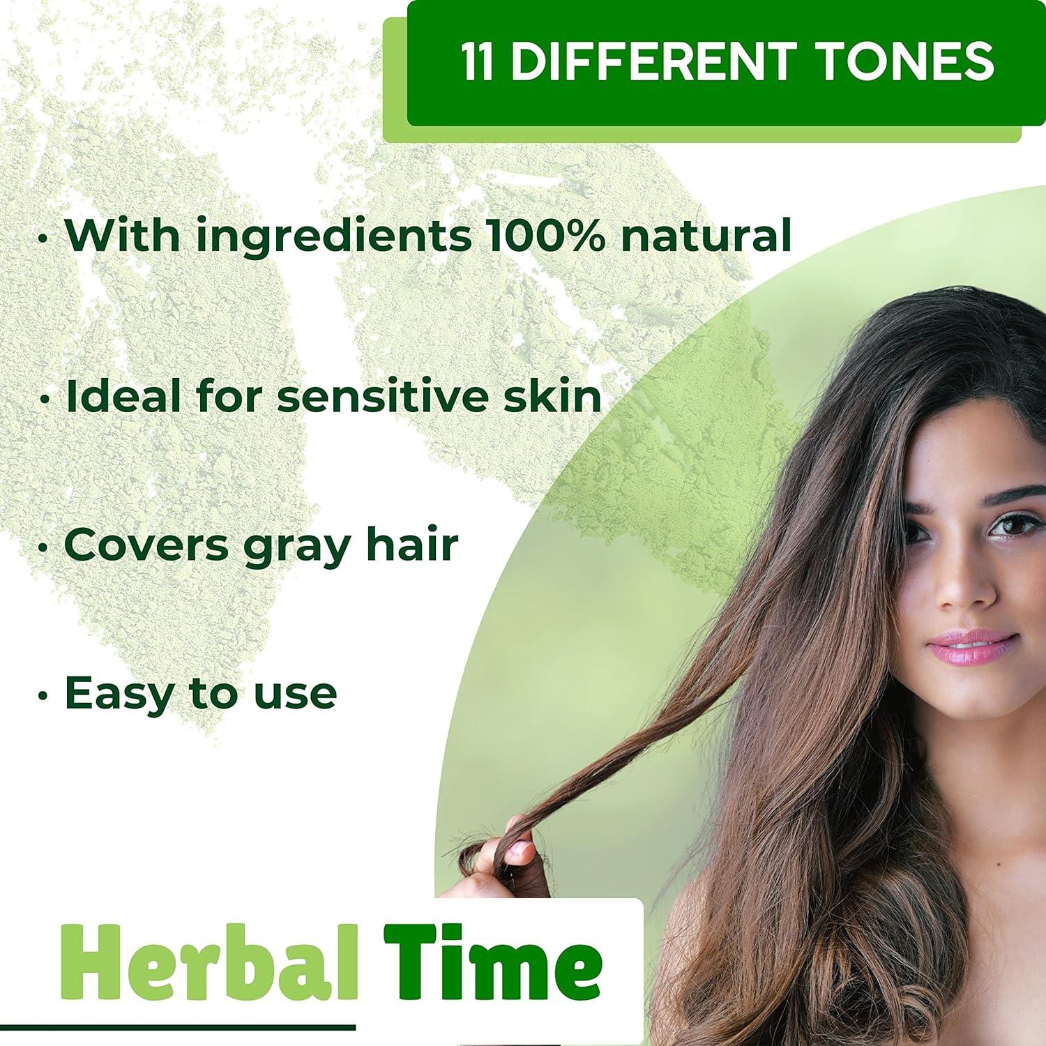 Herbal Time Henna Cappuccino N 2 Coloring Cream with Nettle Extract ...