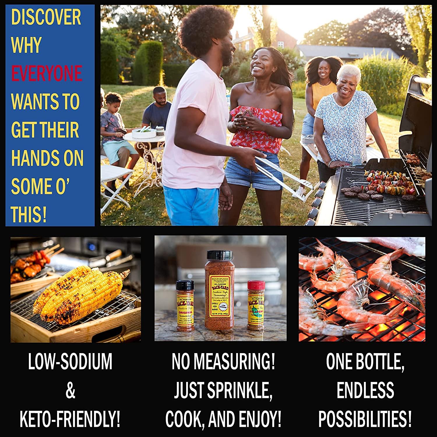 BACK-YARD Southern Style Original All Purpose Seasoning 27 oz - Value ...