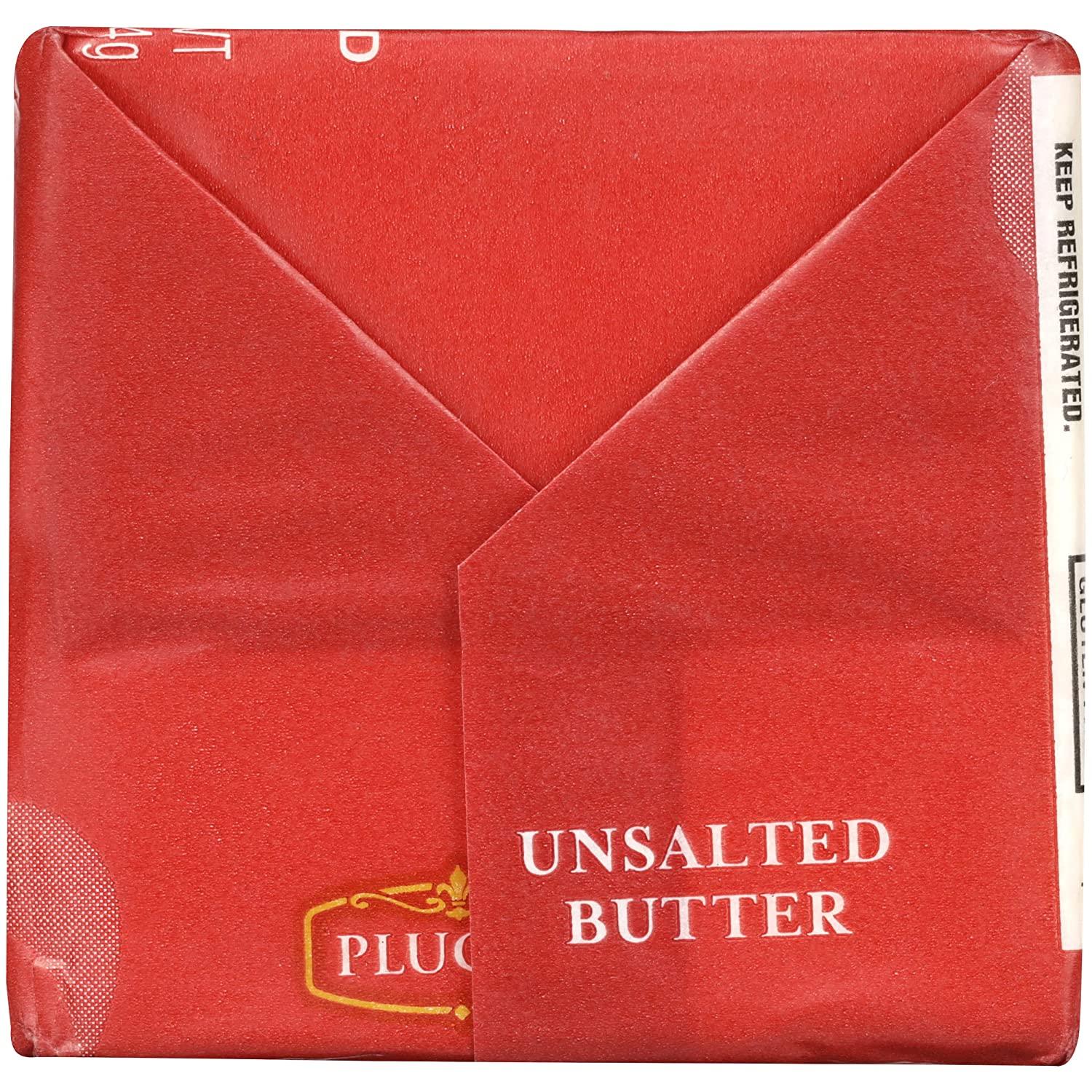 Plugra Butter European Style Unsalted 16oz - Premium Quality for Baking ...