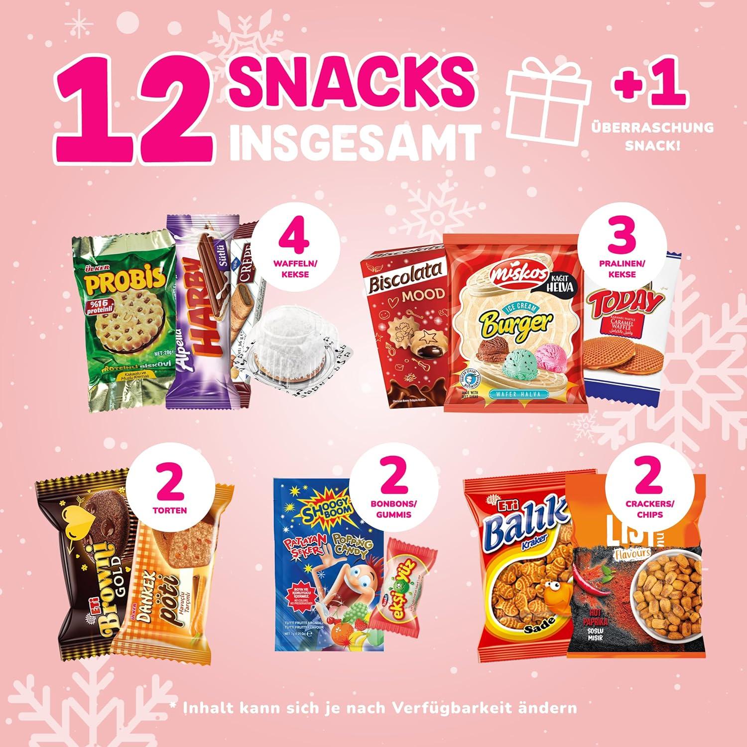 Midi Sweets Box with 13 Snacks | Global Treats & American Candy ...