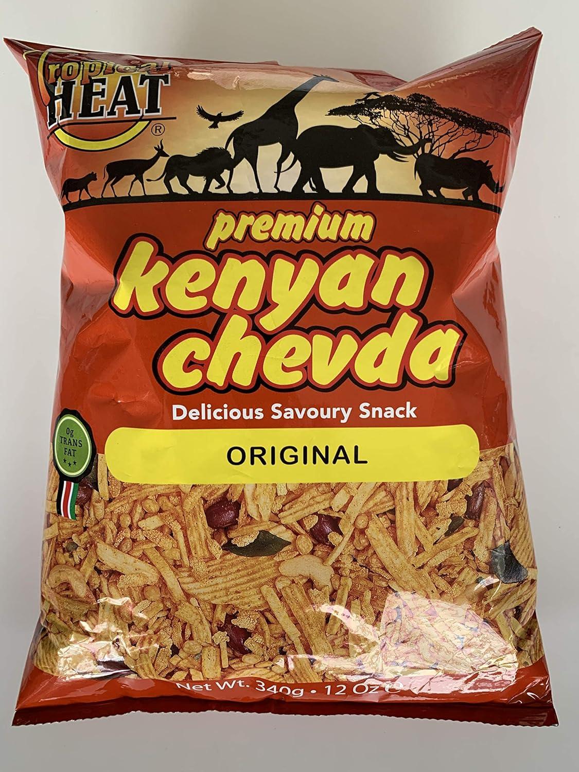 Tropical Heat Original Kenyan Chevda - 5 Pack 340g - Savory Snack Mix ...
