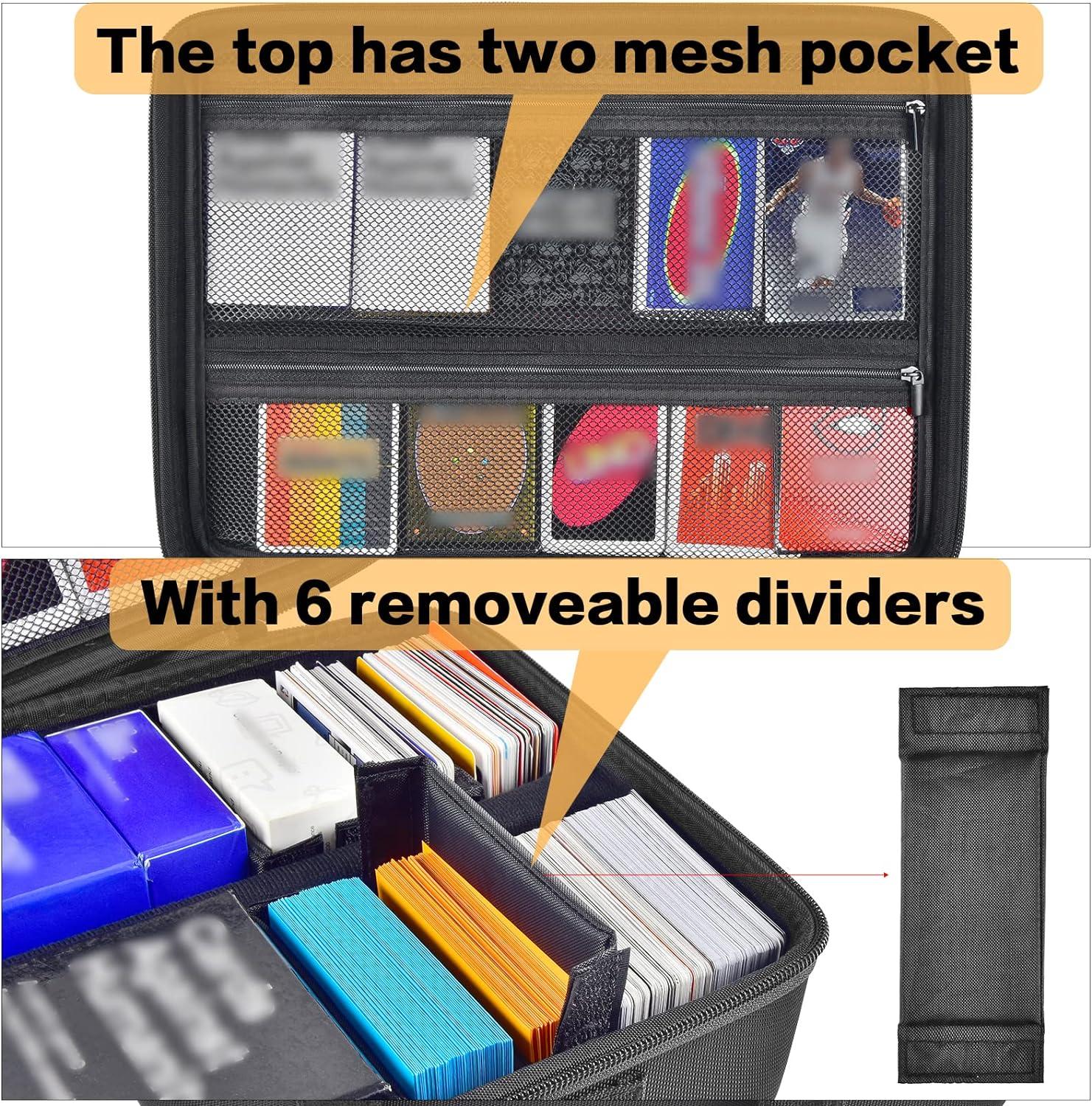 Trading Card Case Storage Box for 2700+ Cards - Deck Boxes for All ...