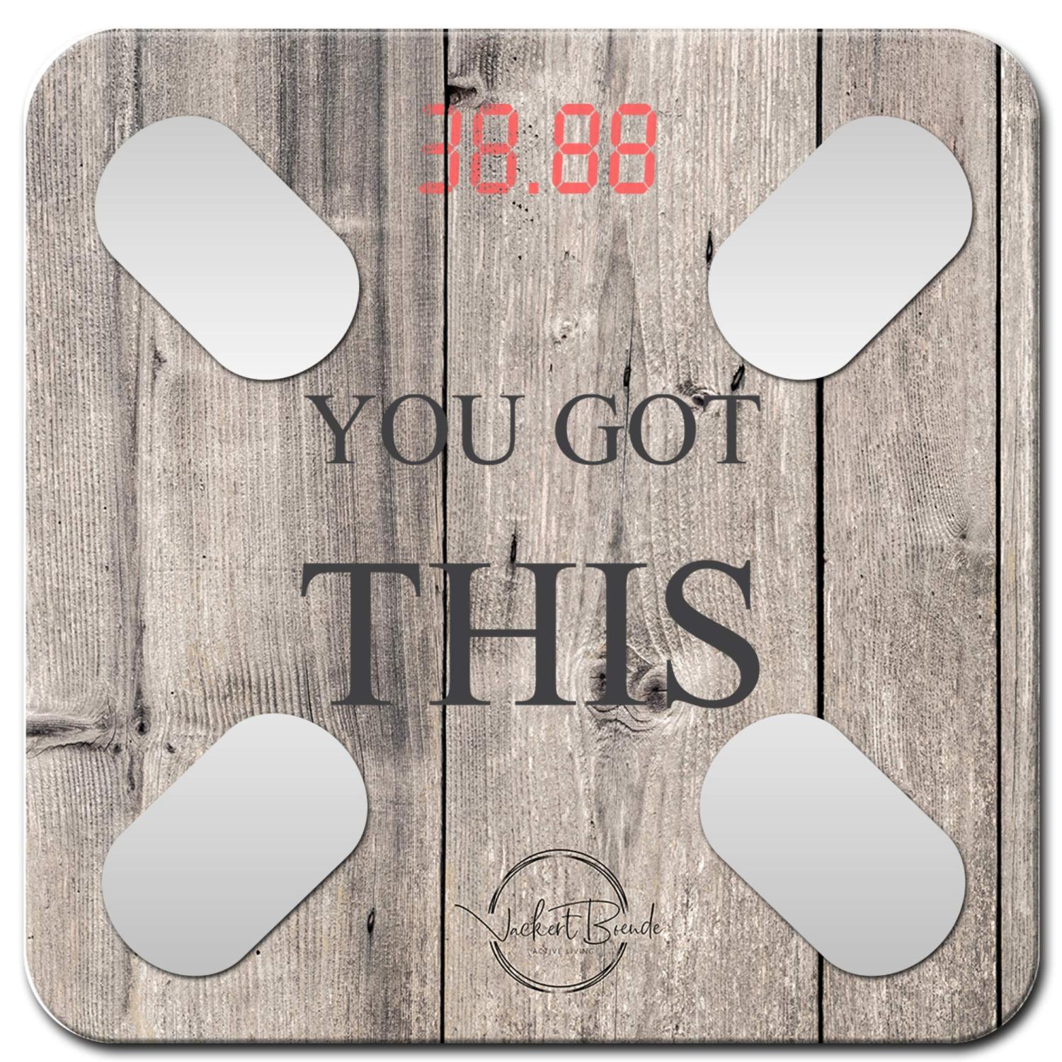 Smart Digital Scale - Modern Design | Body Fat Monitor | Bluetooth ...