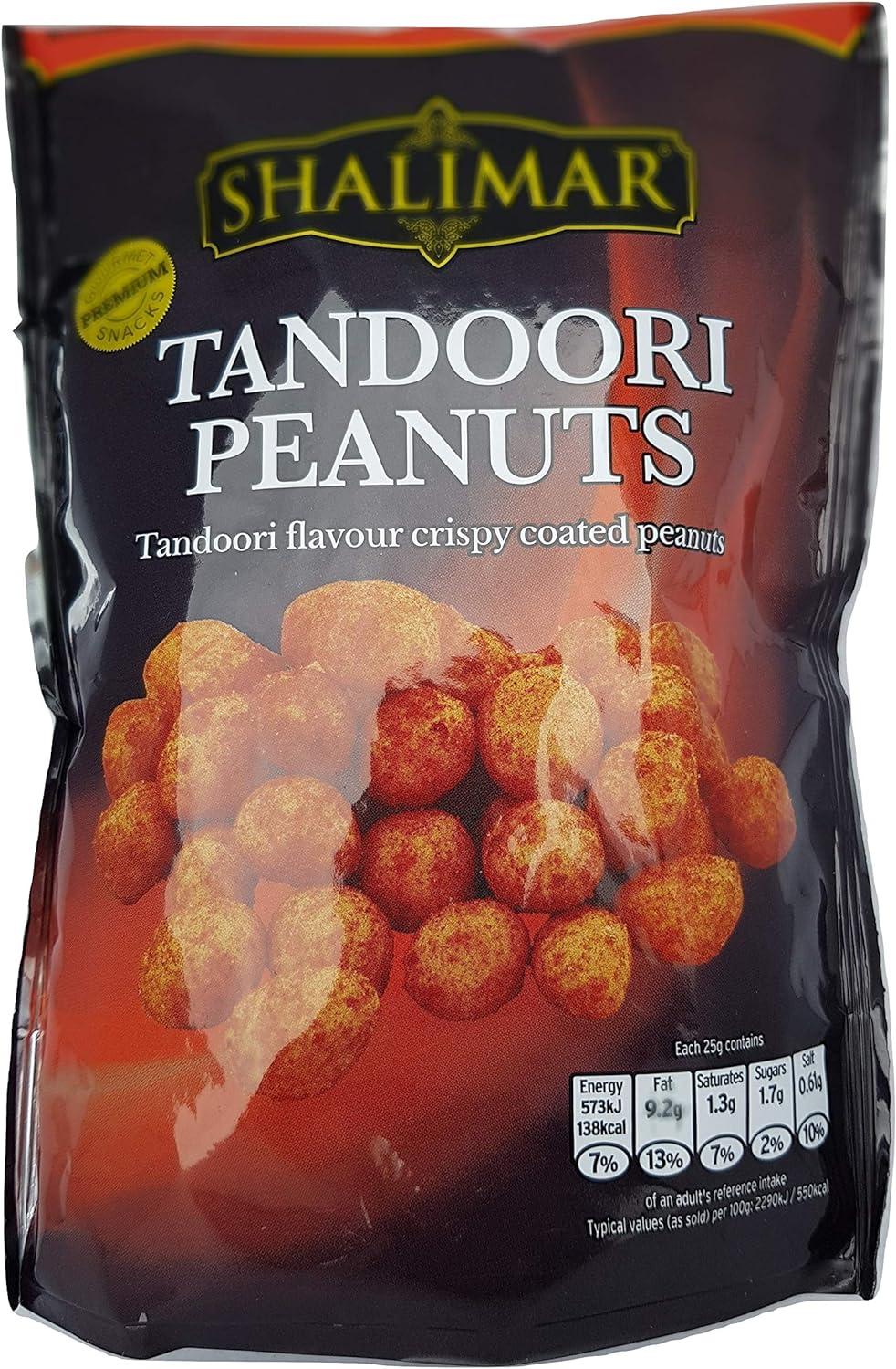 Spicy Nut Snack Roasted Peanuts with Tandoori Curry Flavour Coating ...