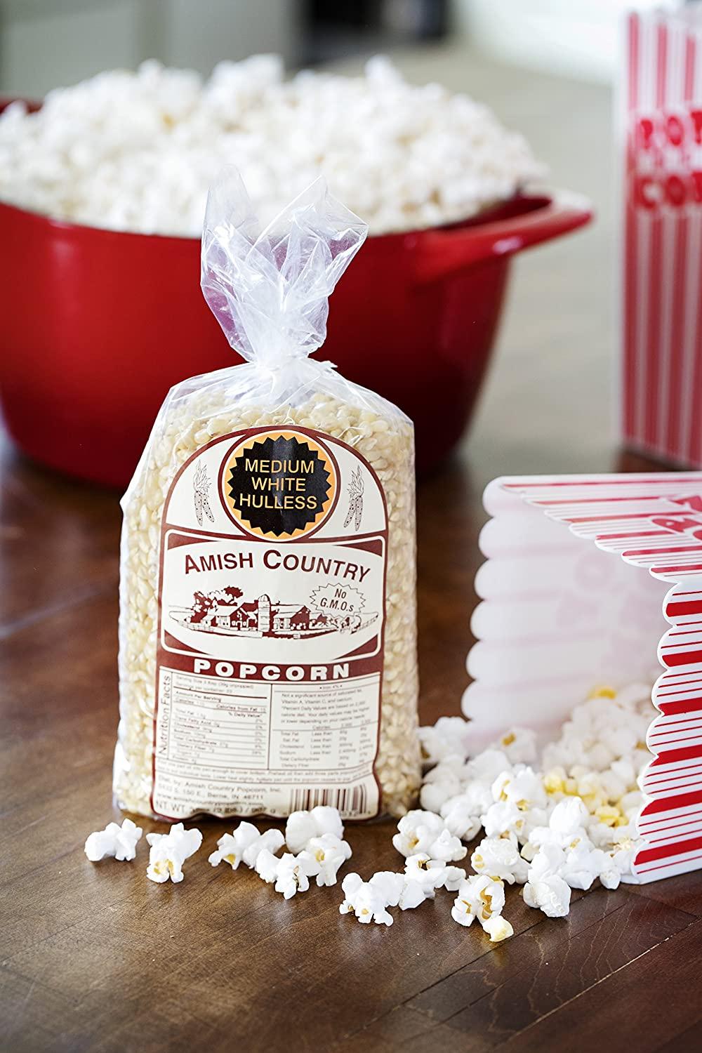 Amish Country Popcorn - 2lb Medium White Non-GMO Gluten Free | Old ...