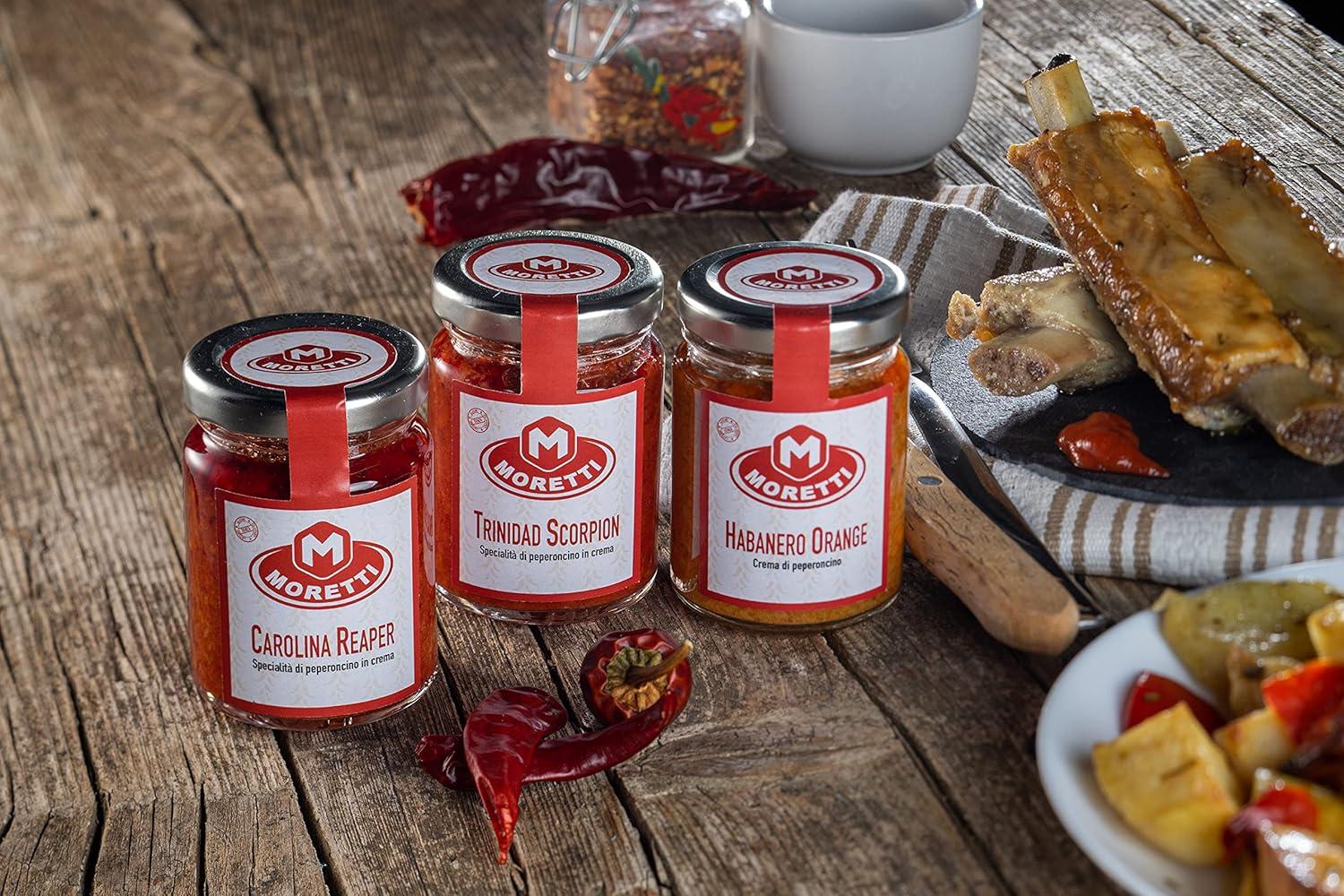 Moretti Chilli Cream | 100% Calabrian 100% Natural | Chilli Peppers ...