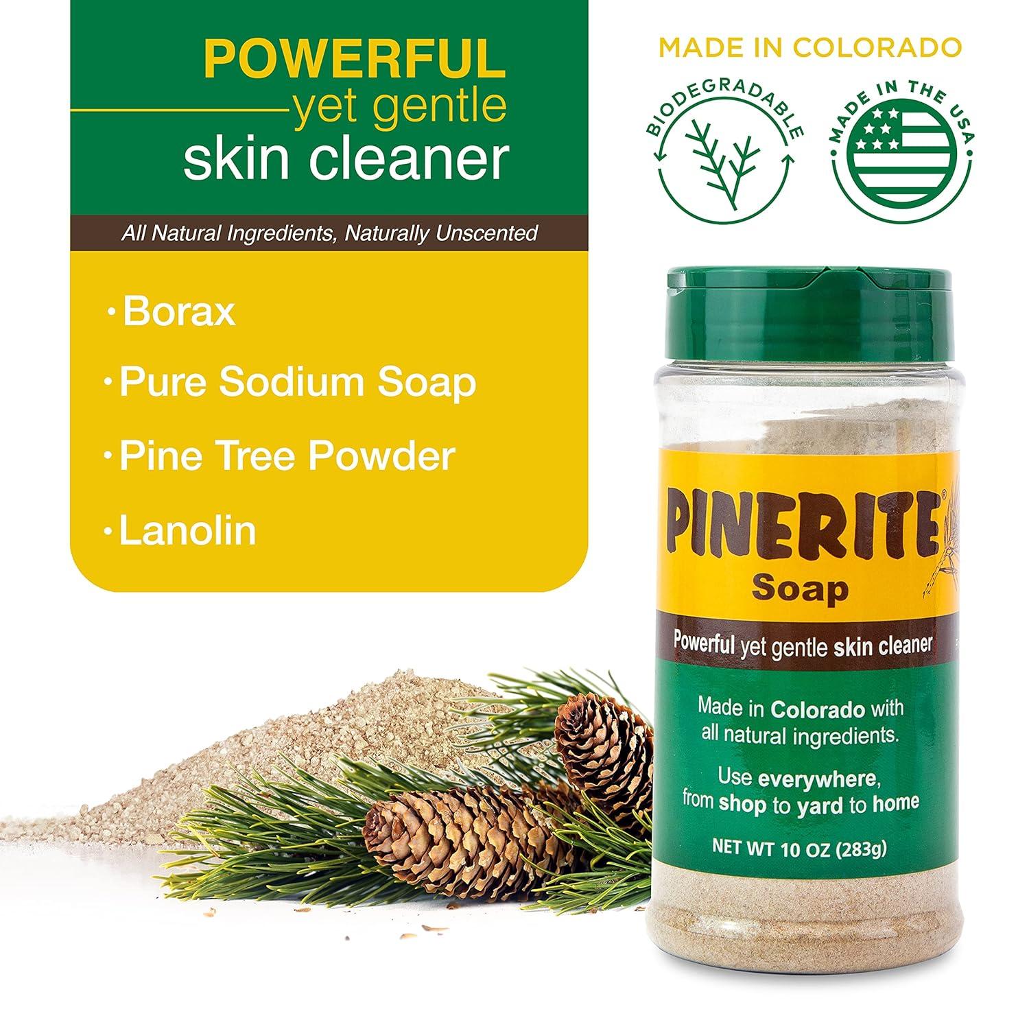 Pinerite Natural Heavy Duty Hand Soap 10 oz. Eco-Friendly 2 Pack - Soft ...