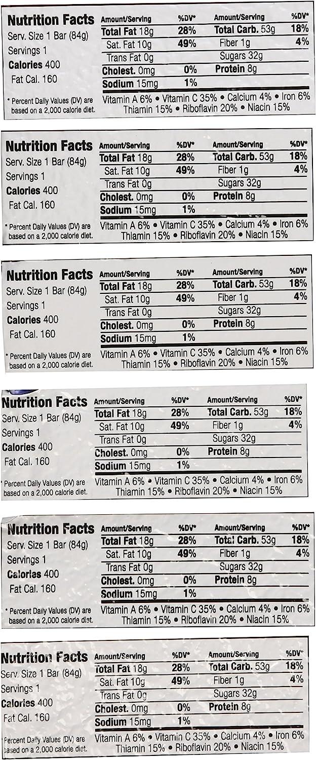 Millennium Energy Bars Assorted Flavors - 36 Pack with Emergency Guide ...