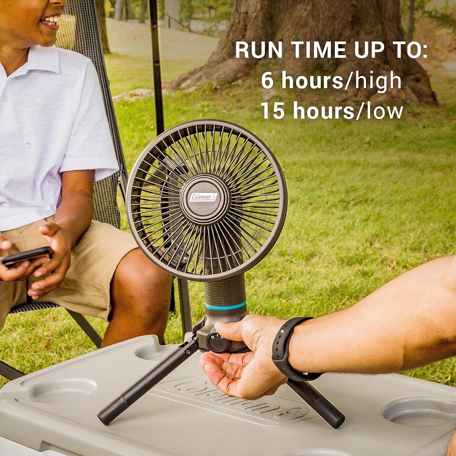 Coleman OneSource Rechargeable Camping System Fan | Portable Outdoor ...