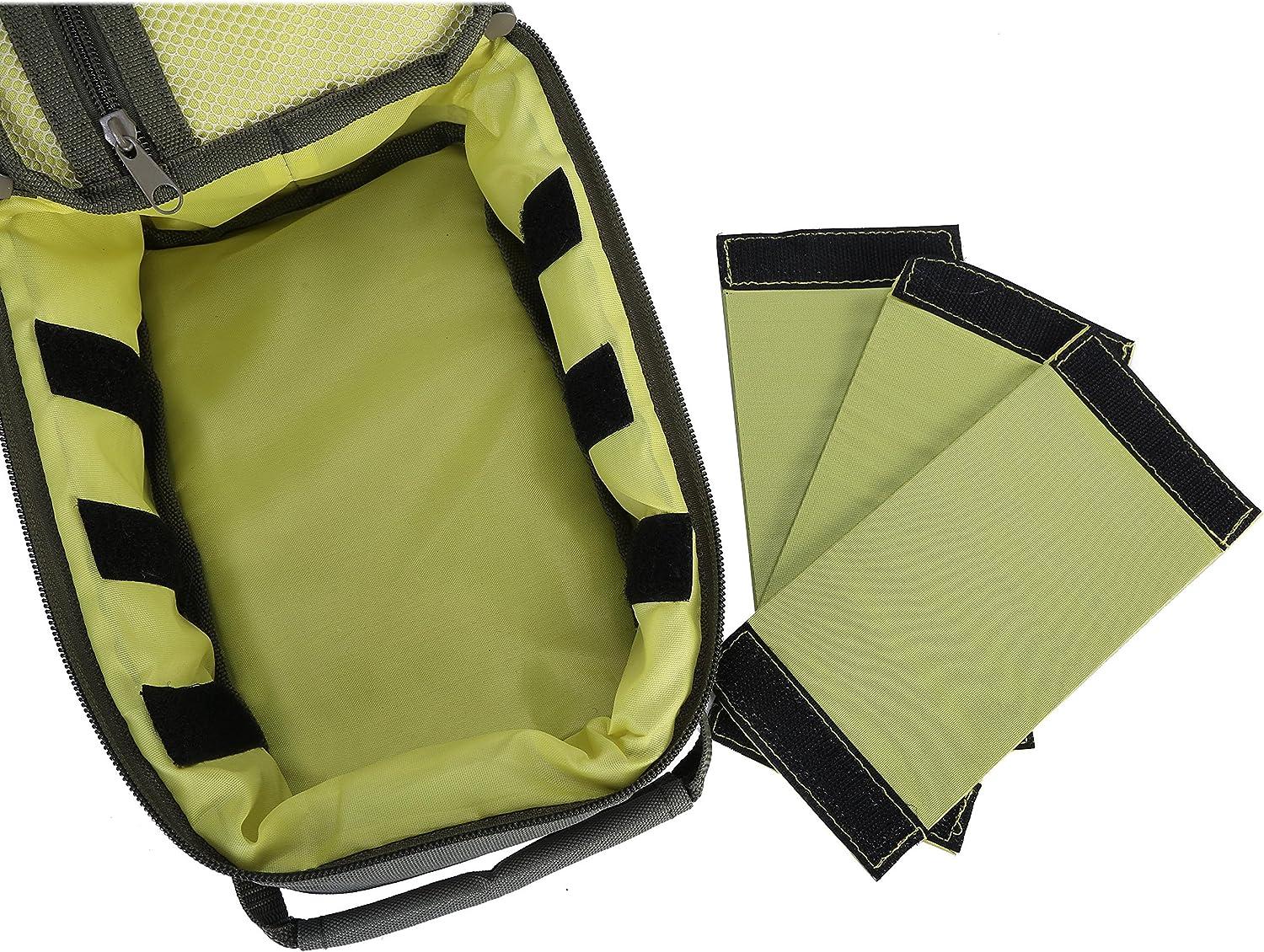 HUNTVP Fishing Reel Bag - Portable Water-Resistant Tackle Gear Storage