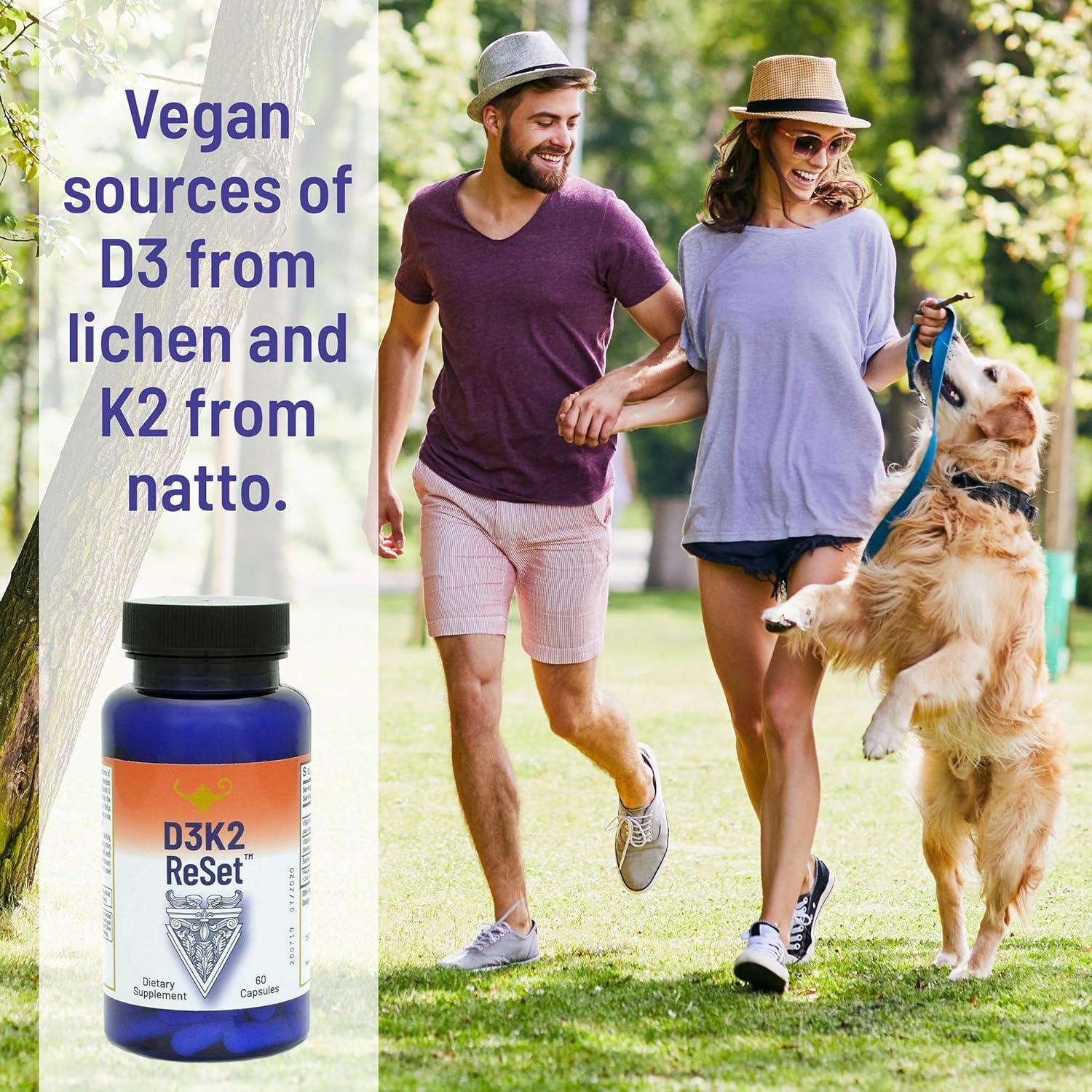 Rna Reset D3k2 Reset 4 000 Iu Vitamin D Supplement 60 Capsules