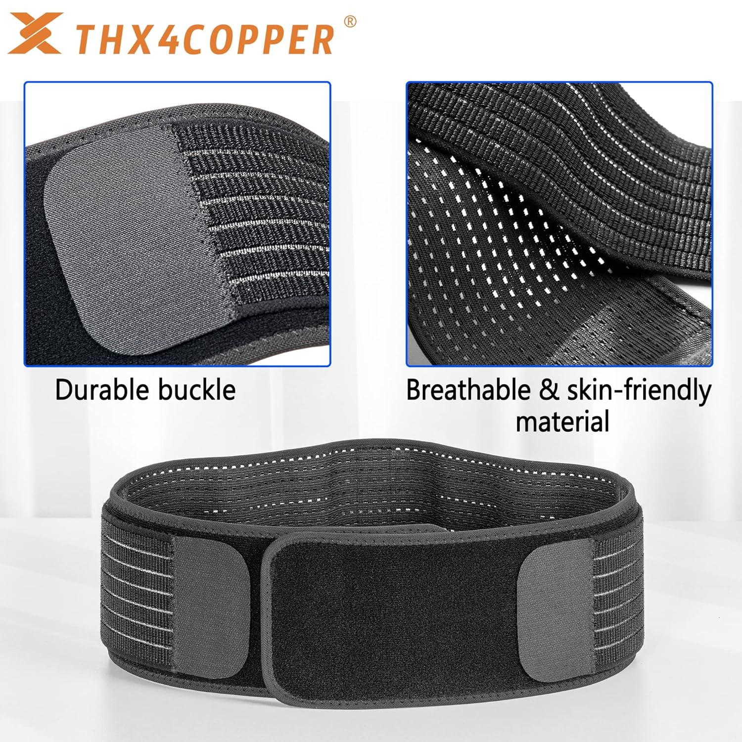 Thx4COPPER Elastic Mesh SI Hip Belt Compression Lower Back Support ...