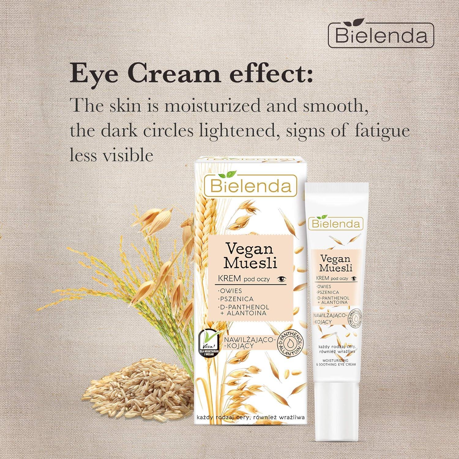 Bielenda Vegan Muesli Cream Pod for Eyes - Moisturizing & Soothing with ...
