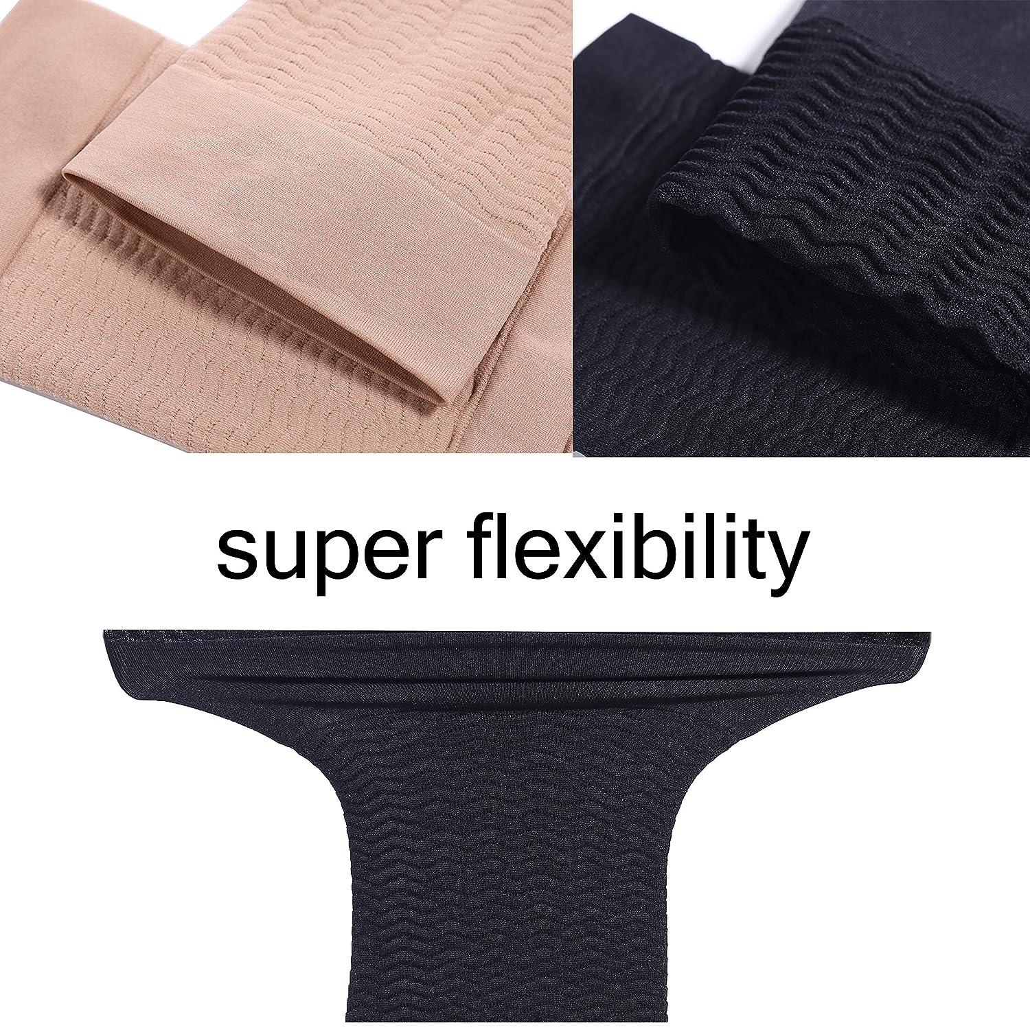 2 Pairs Plus Size Arm & Leg Compression Sleeves for Women - Slimming ...