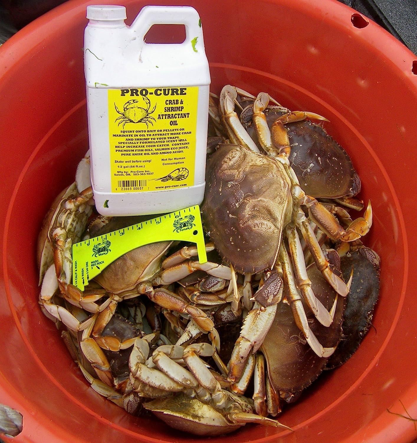 Pro-Cure Crab & Shrimp Attractant 1/2 Gallon - Top Choice for Enhanced ...