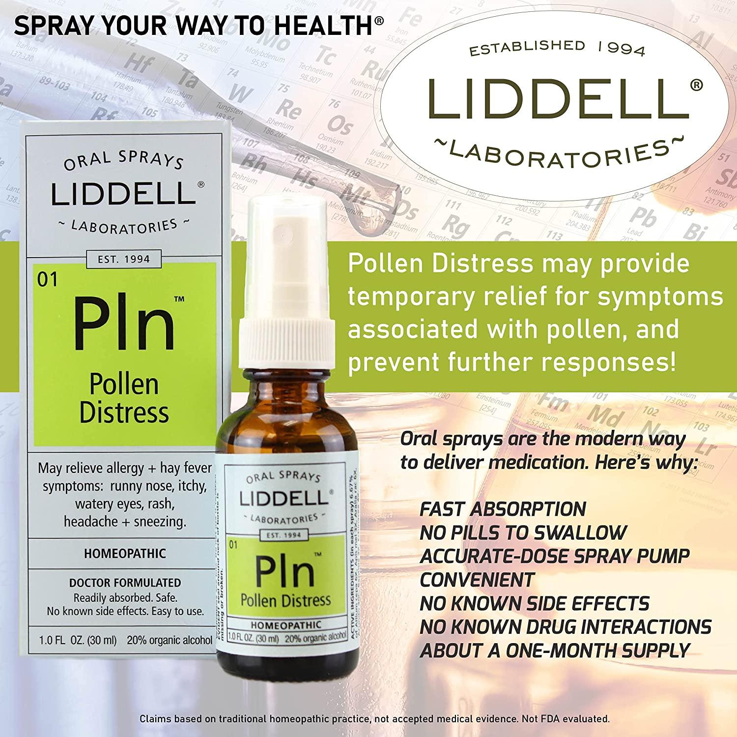 Liddell Pollen Distress Spray - Natural Allergy Relief - 1 Fl Oz | Buy ...