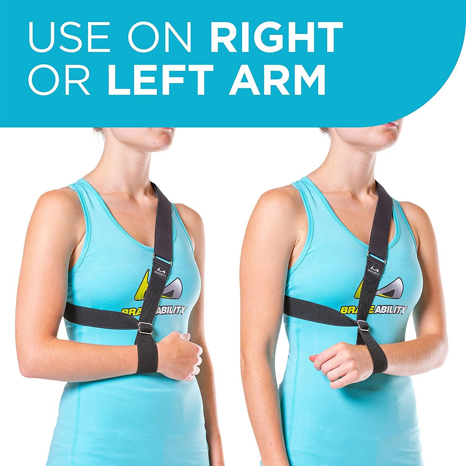 BraceAbility Shoulder Sling: Patented Arm Support for Collarbone ...