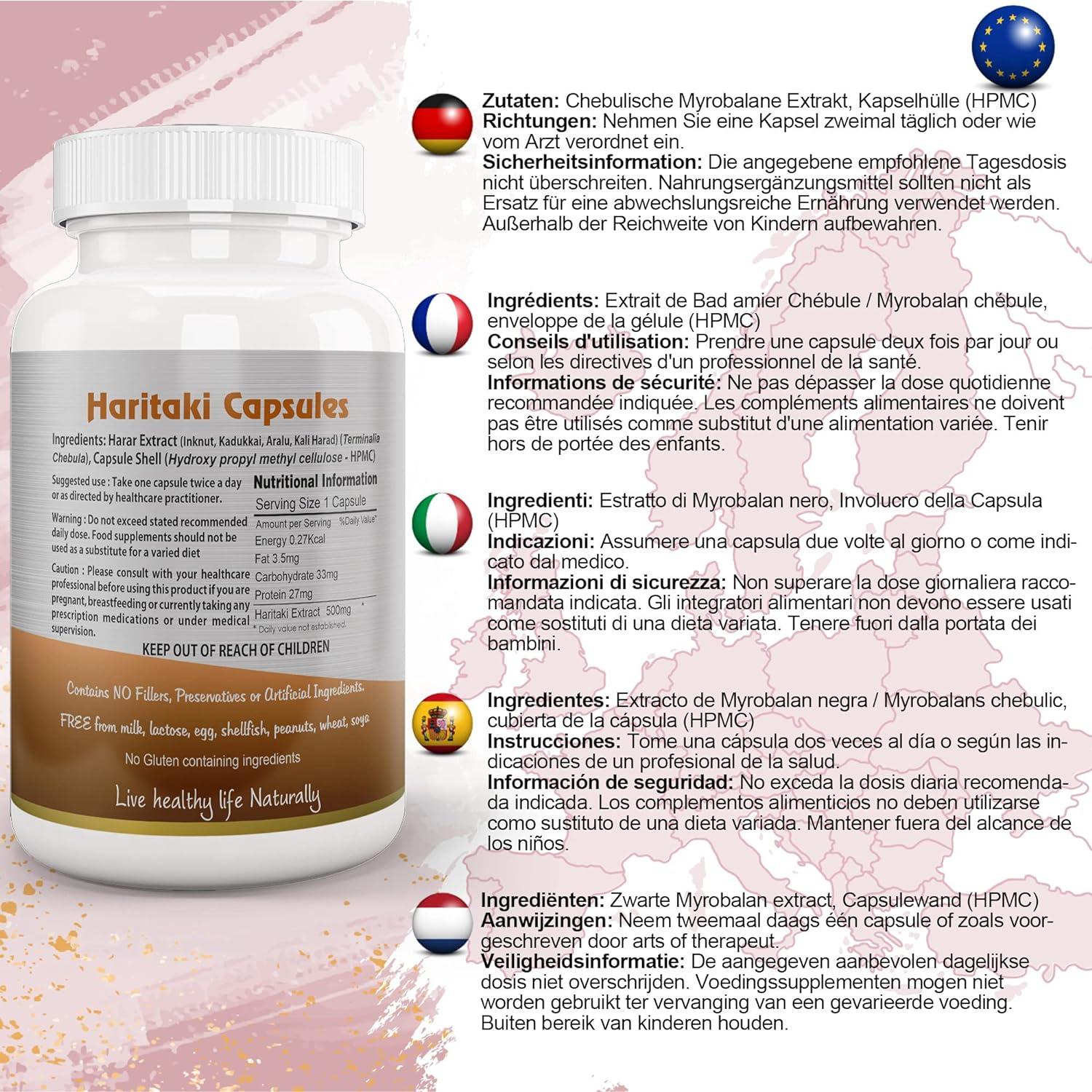 60 Ayushya Harde Capsules - Natural Haritaki Supplement | Buy Now with ...