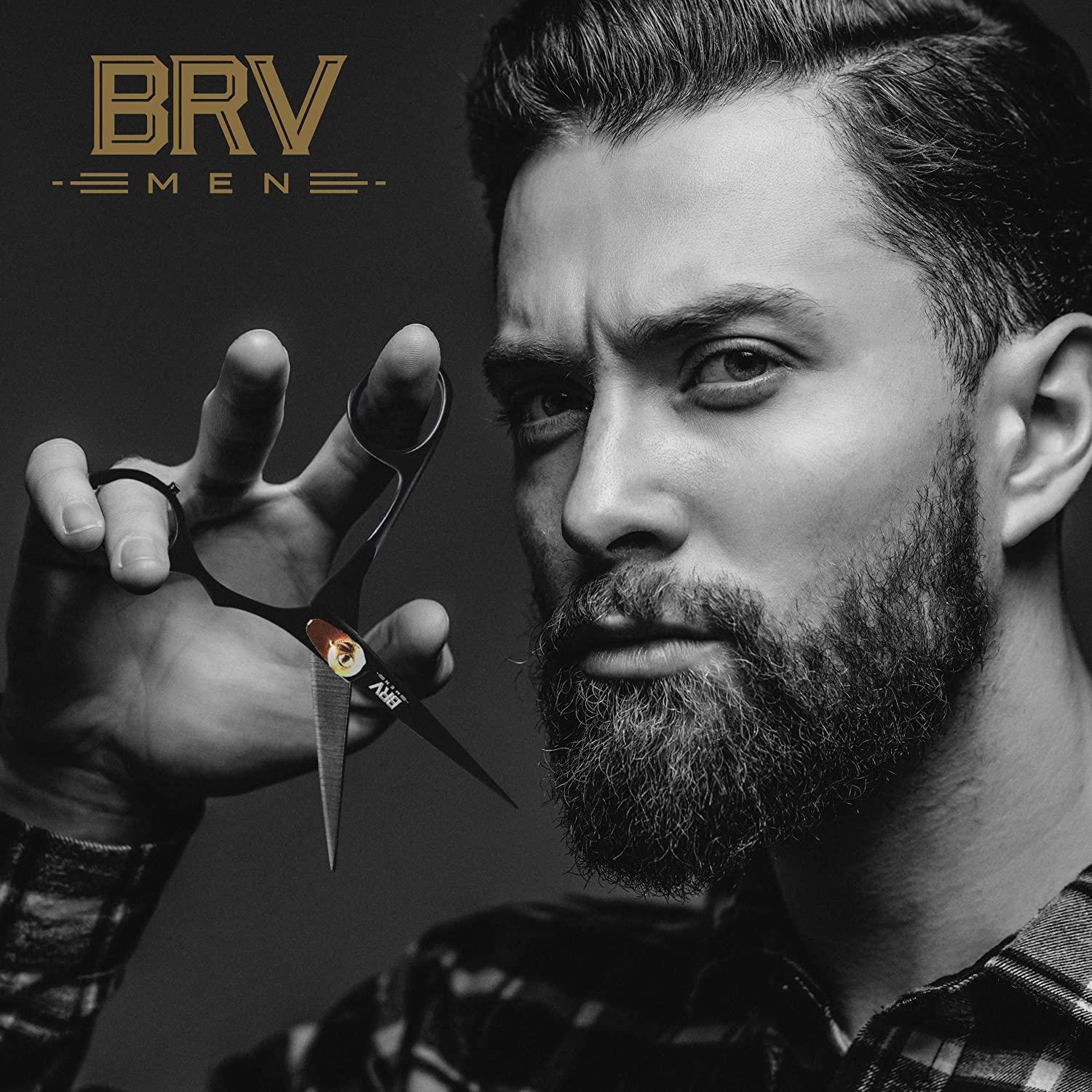 BRV MEN Professional German Steel Hammer Forged Mustache & Beard ...