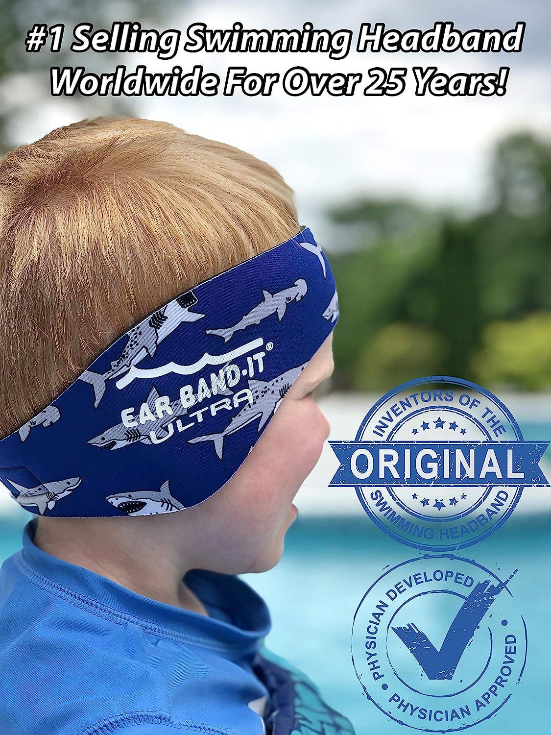 EAR BAND-IT Ultra Swimming Headband - Doctor Recommended for Kids ...
