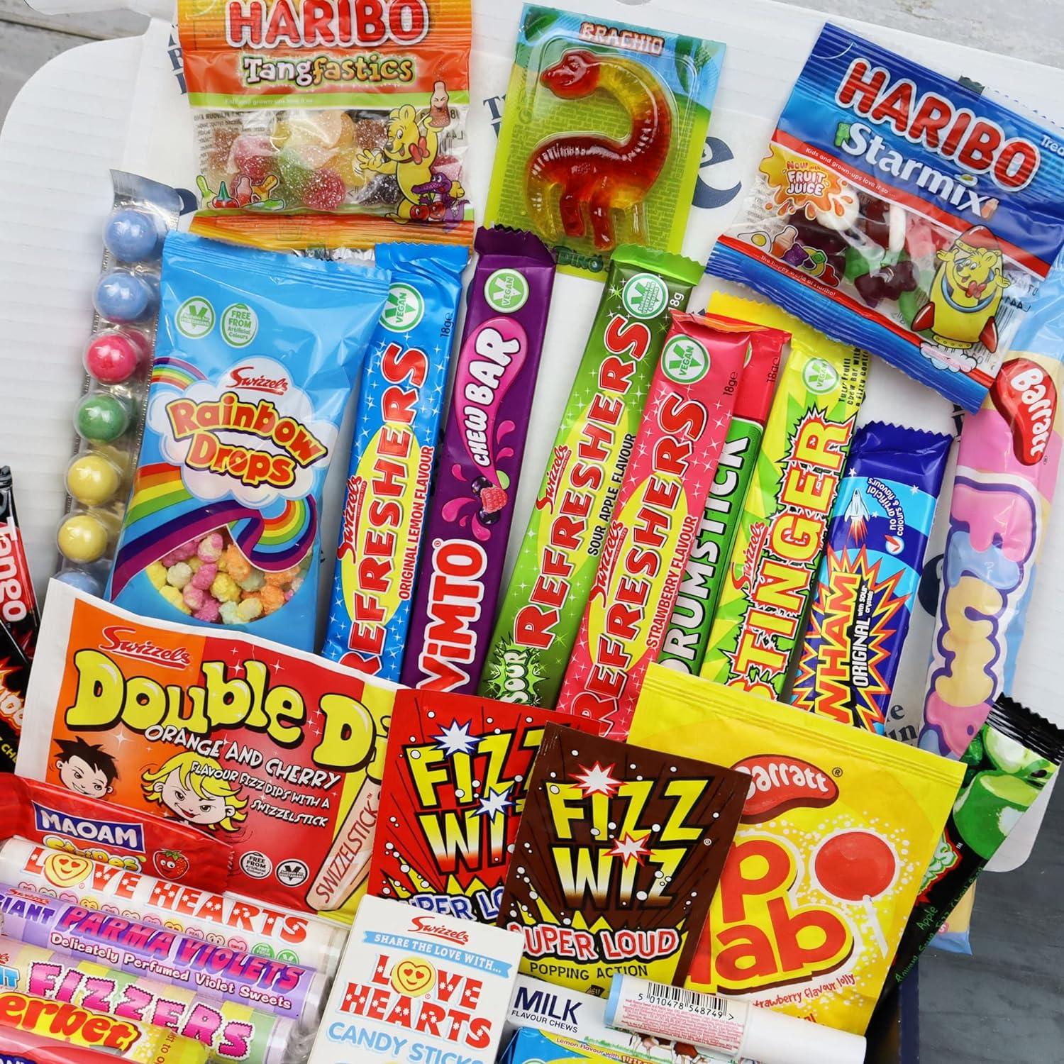 Retro Sweets Gift Box Hamper Selection Box from The Bundle Hut: Packed ...