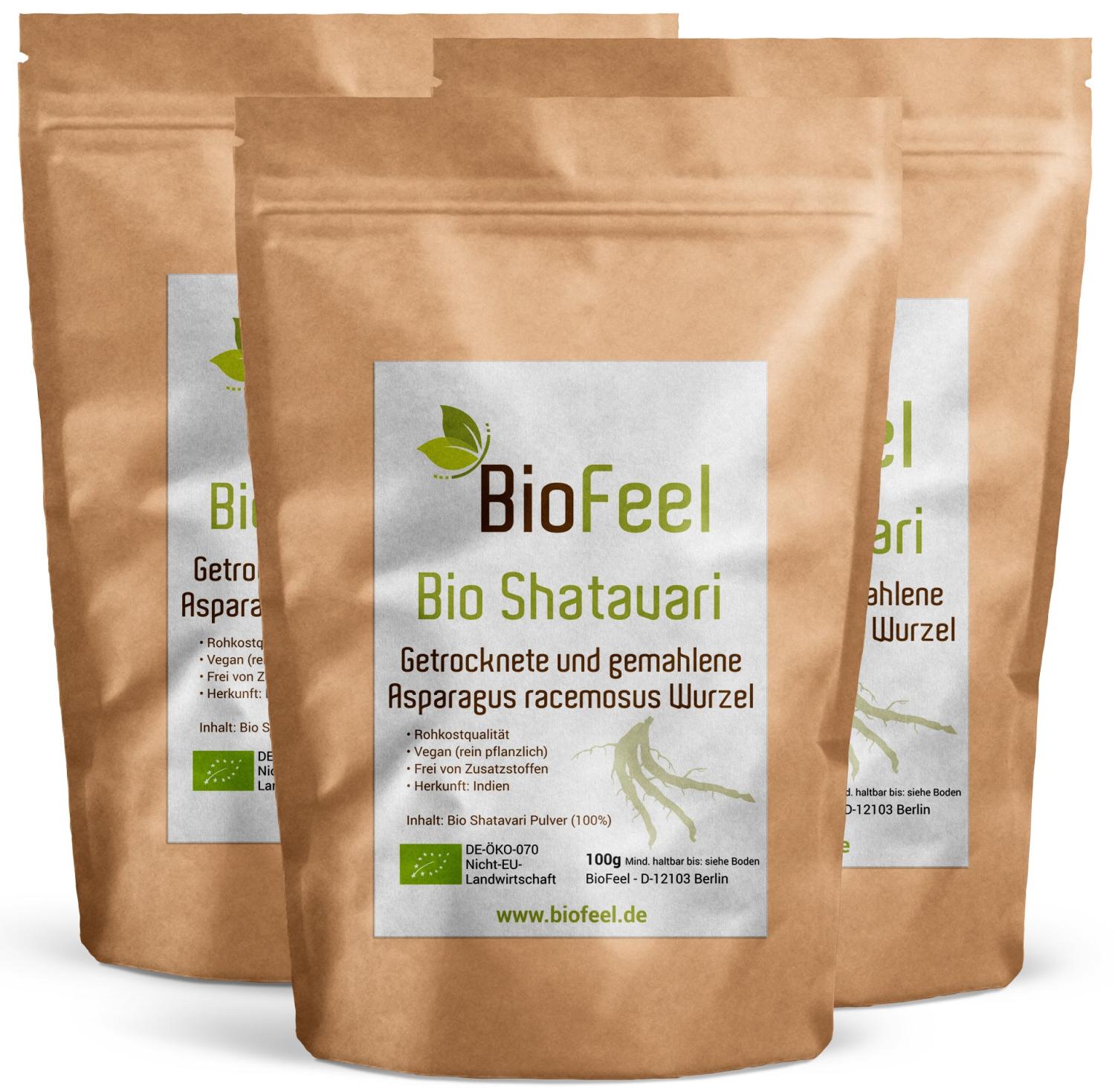 Buy BioFeel Shatavari Powder 300g | Premium Quality Herbal Supplement ...