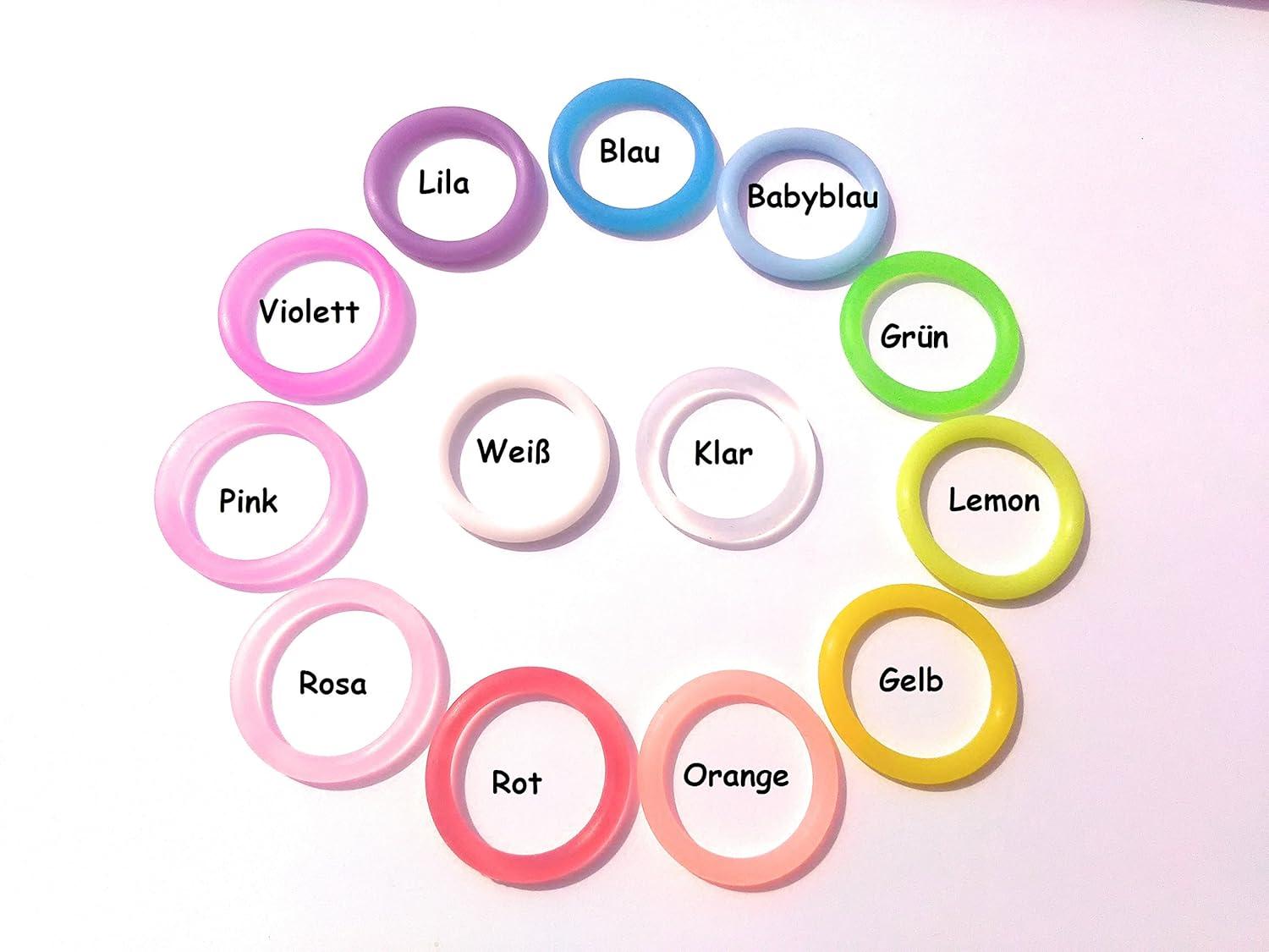 O-Ring Silicone Adapter for Pacifiers - Soft Pink Pacifier Holder and ...