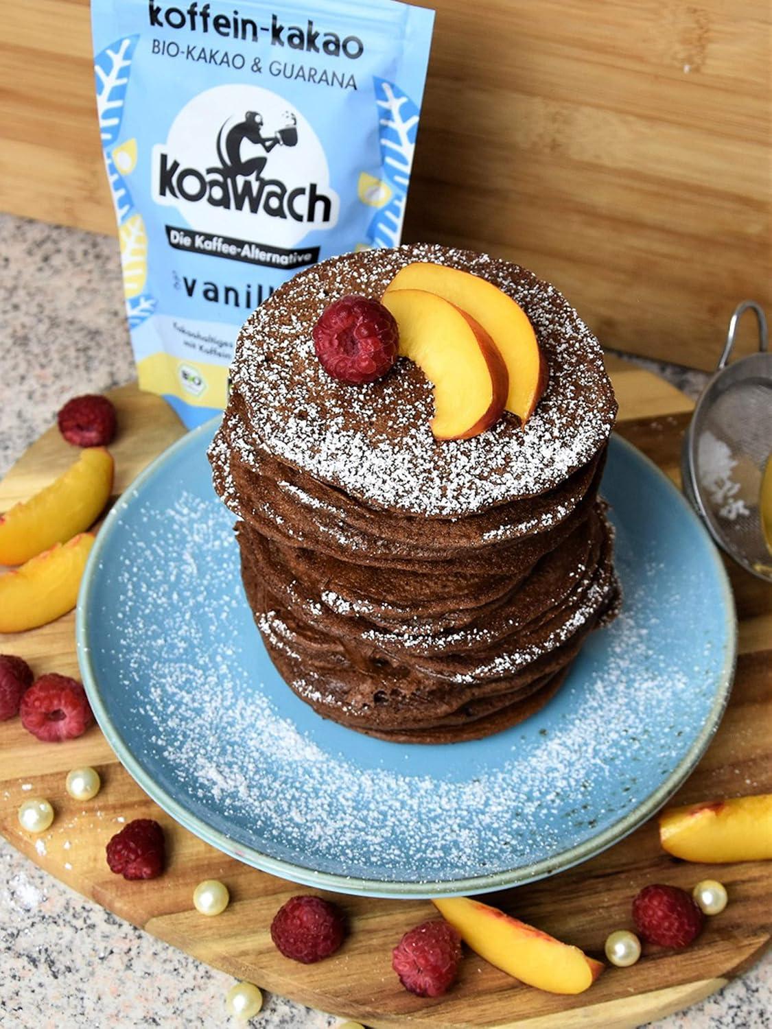 Koawach Vanilla Cocoa Powder - Vegan Hot Chocolate Drink (500g) | Low ...