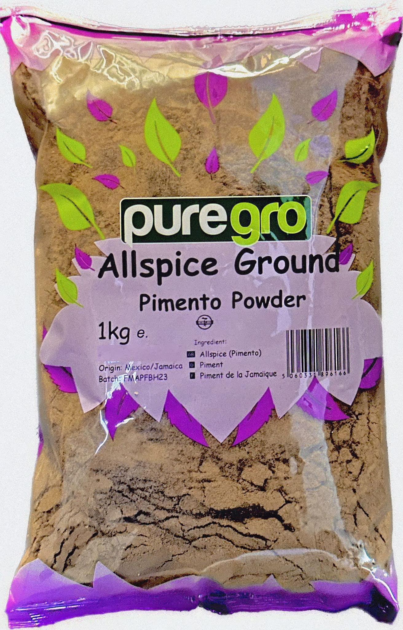 Puregro Allspice Ground (Pimento) 1kg - Premium Quality Spice for ...