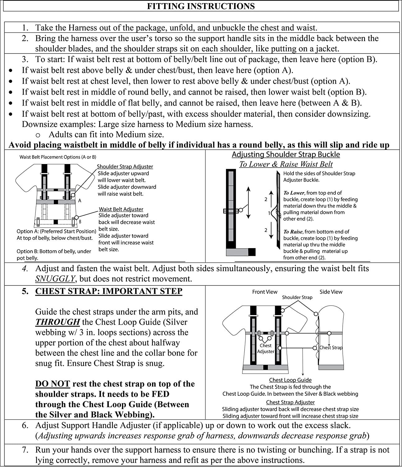 Drop Support Harness for Patient Fall Prevention | Epilepsy, Parkinson ...