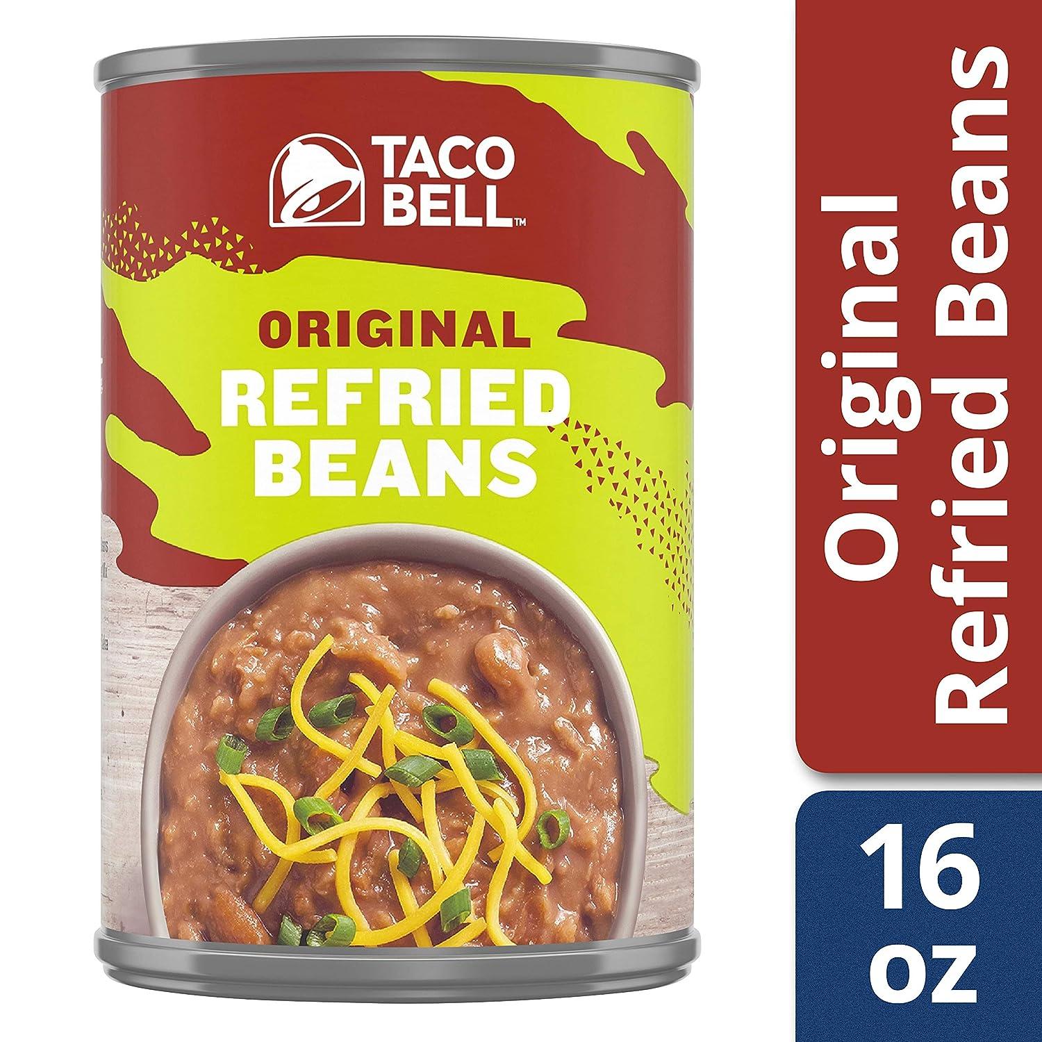 Taco Bell Fat Free Refried Beans - 16oz Can | Buy Online | Buy Now with ...