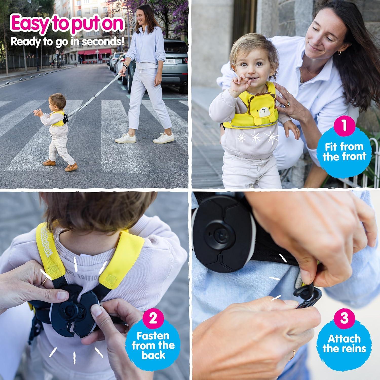 Trunki ToddlePak Leeroy Lion - Fuss-Free Baby Walking Reins | Toddler Safety Harness | Buy Now ...