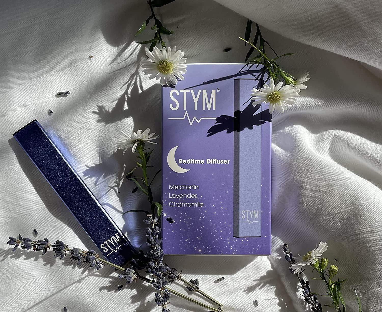 Stym Bedtime Diffuser - Sleep Aid with Melatonin, Lavender & Chamomile ...