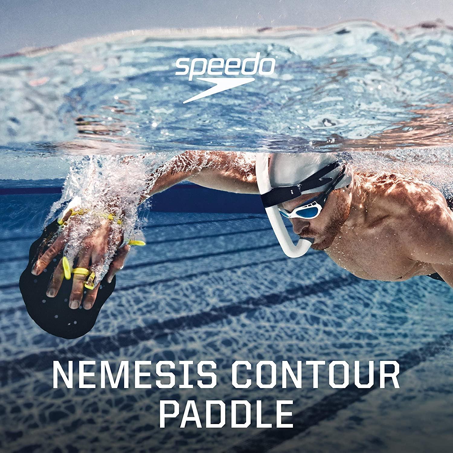 Speedo unisex adult Training Nemesis Contour swimming hand paddles ...