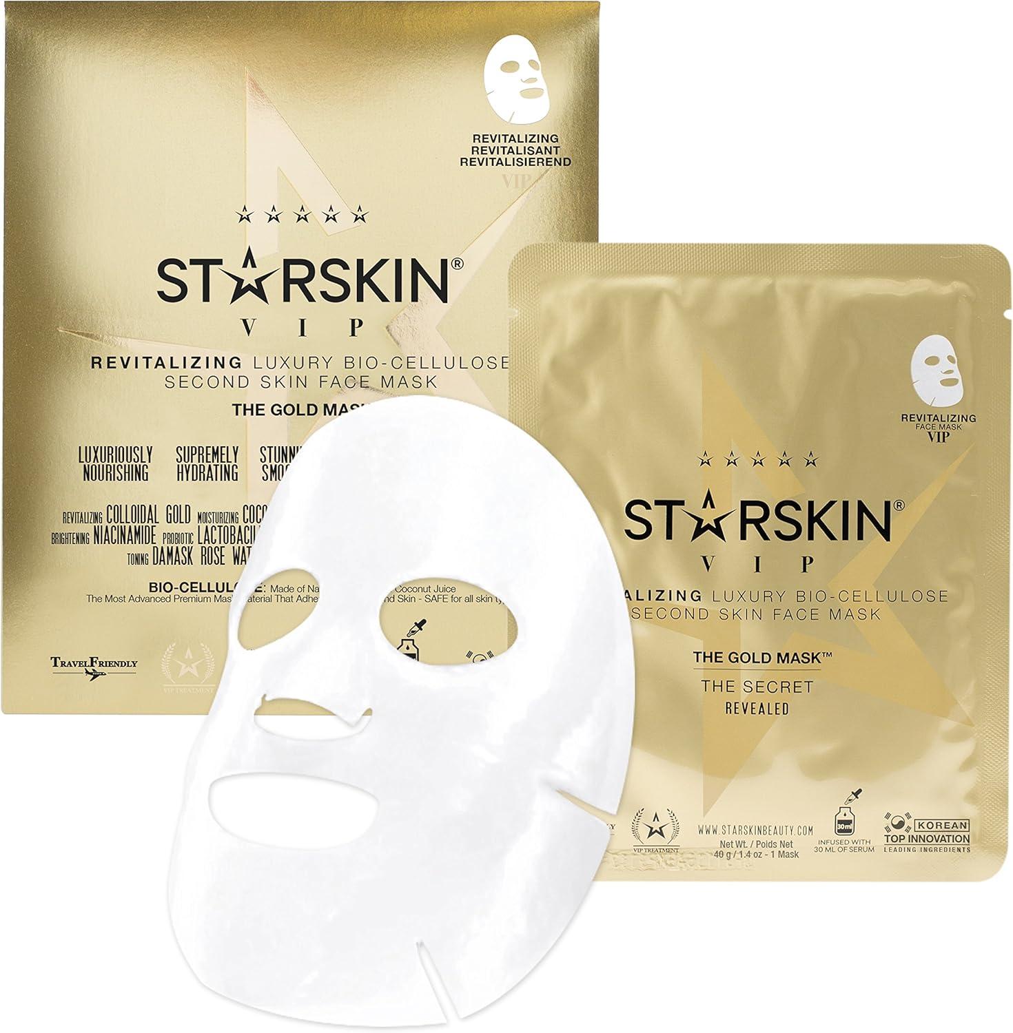 Buy STARSKIN The Gold Mask - Revitalising Luxury Coconut Bio-Cellulose ...
