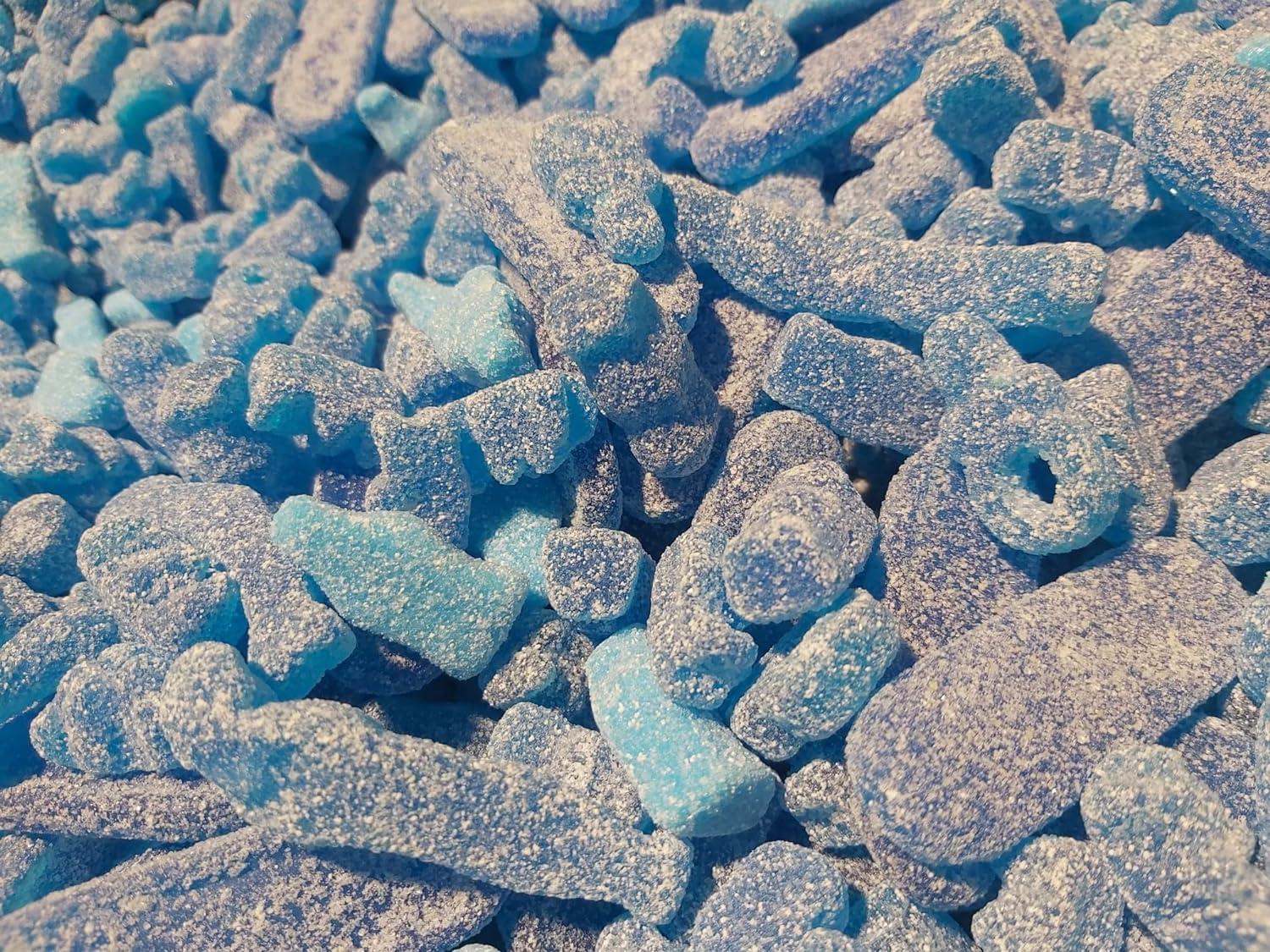 Fizzy Electric Blue Mix Sweets VEGAN (200G) | Buy Now with Express ...