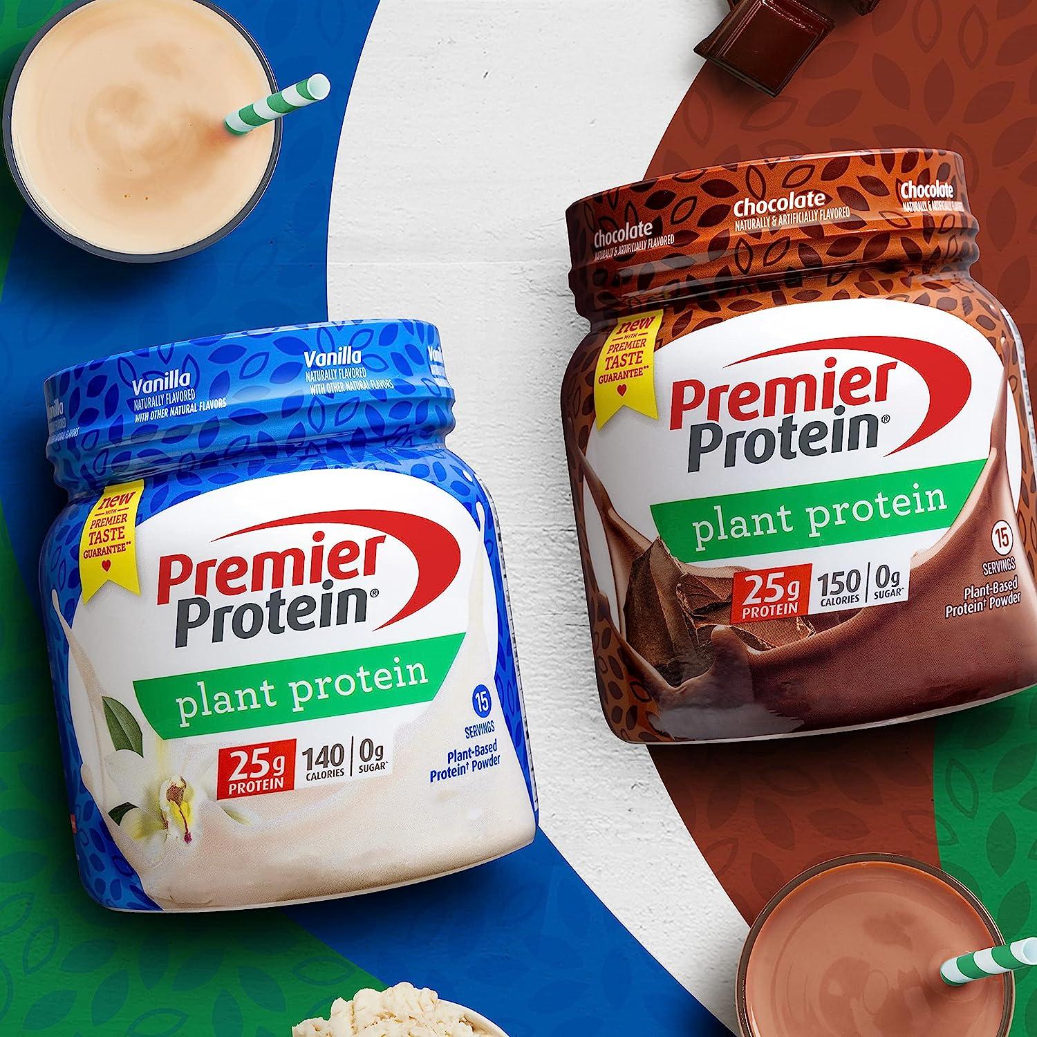 Premier Plant Protein Powder Vanilla - 25g Plant-Based Protein, 0g ...