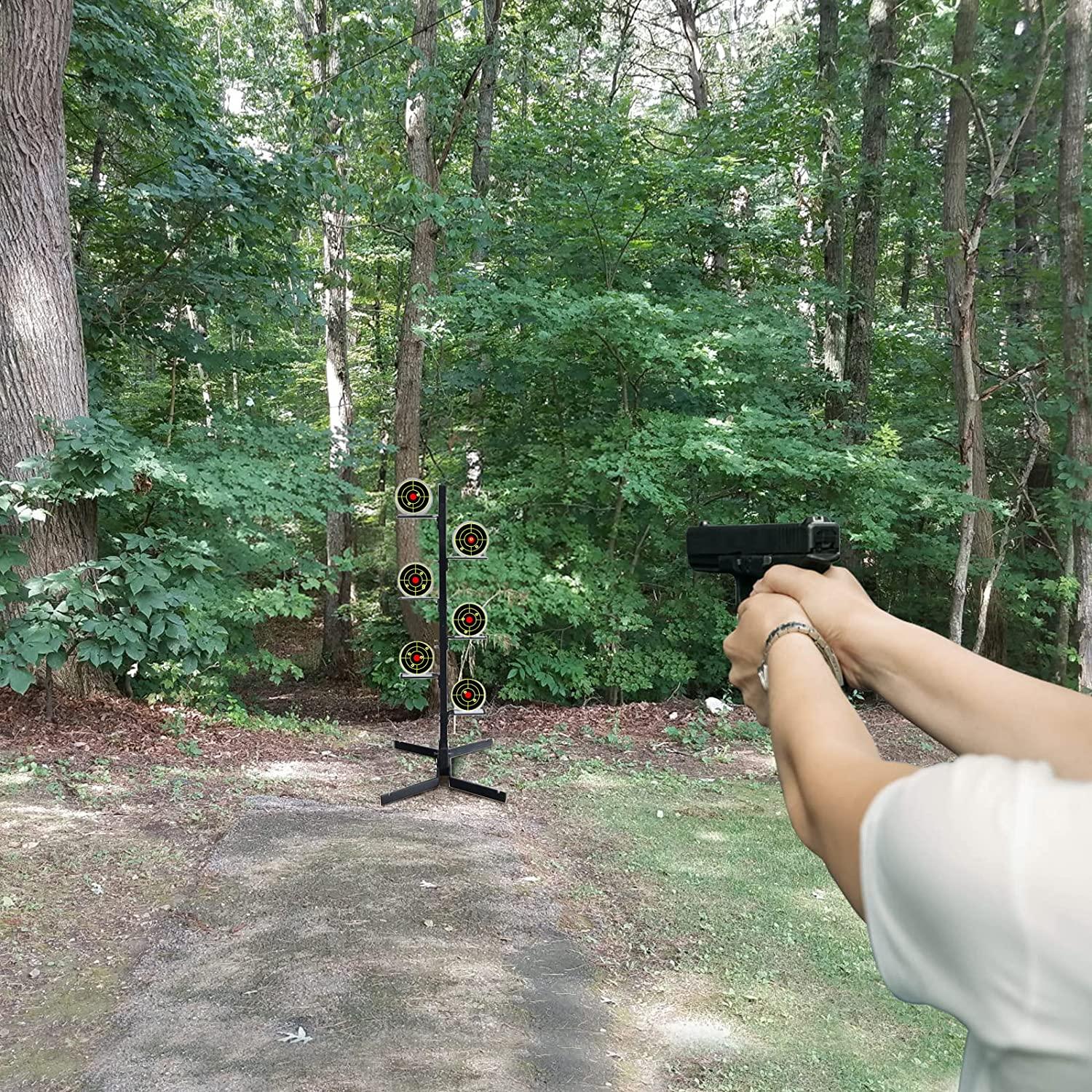 Self Adhesive Splatter Targets - 3 Round Reactive Paper Targets for ...